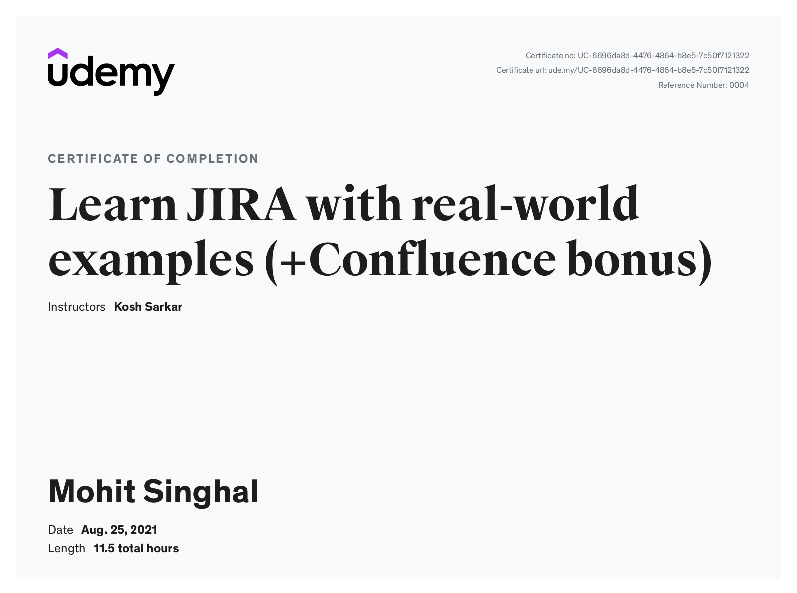 MOHIT SINGHAL, PMP® - Infosys | LinkedIn