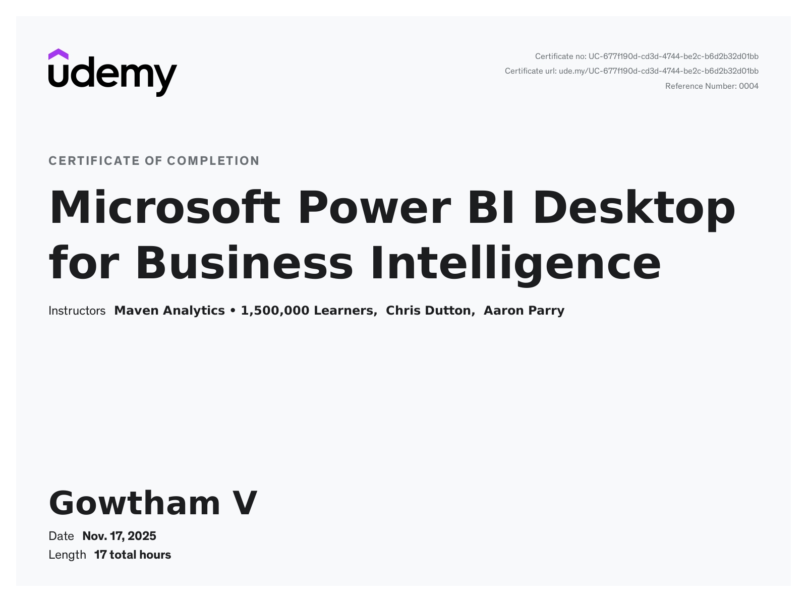 Gowtham V - Quality Data Analyst | Power BI | MySQL | Power Query ...