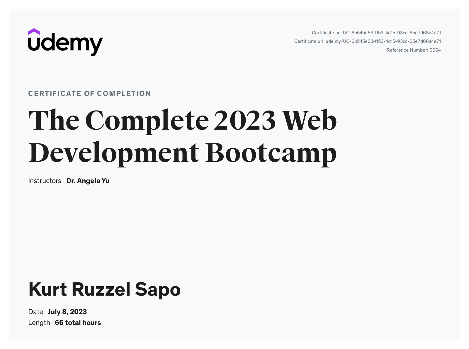 Kurt Ruzzel Sapo - Full Stack Software Developer | IT Student at Gordon College, Olongapo City ...
