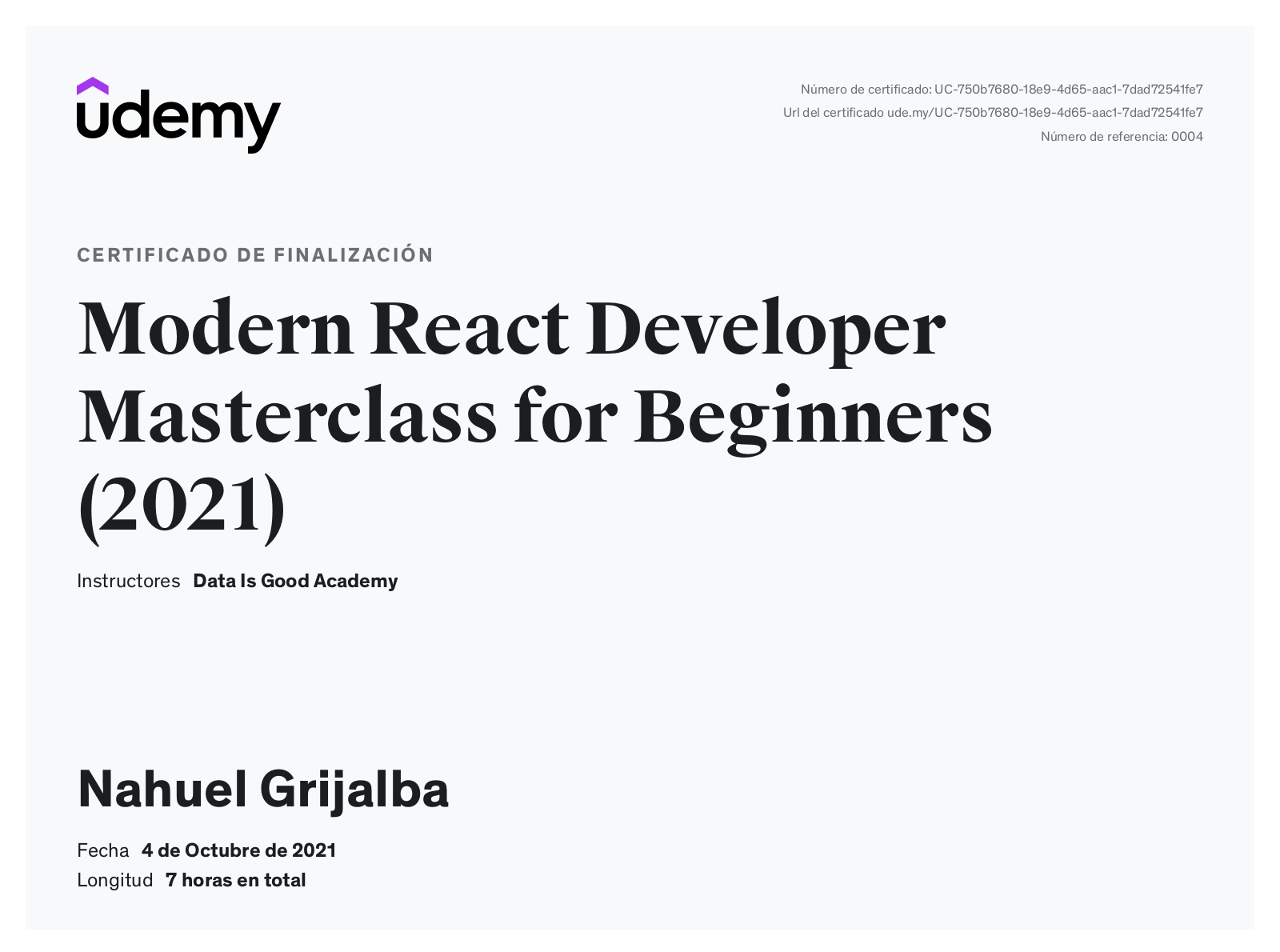 Nahuel Grijalba - Front End Developer | React | Next | JavaScript | TypeScript | LinkedIn