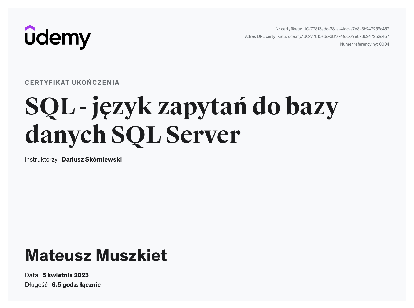 Mateusz Muszkiet - Compliance & Reporting Analyst | Excel | SQL | EU Product Compliance | KPI ...
