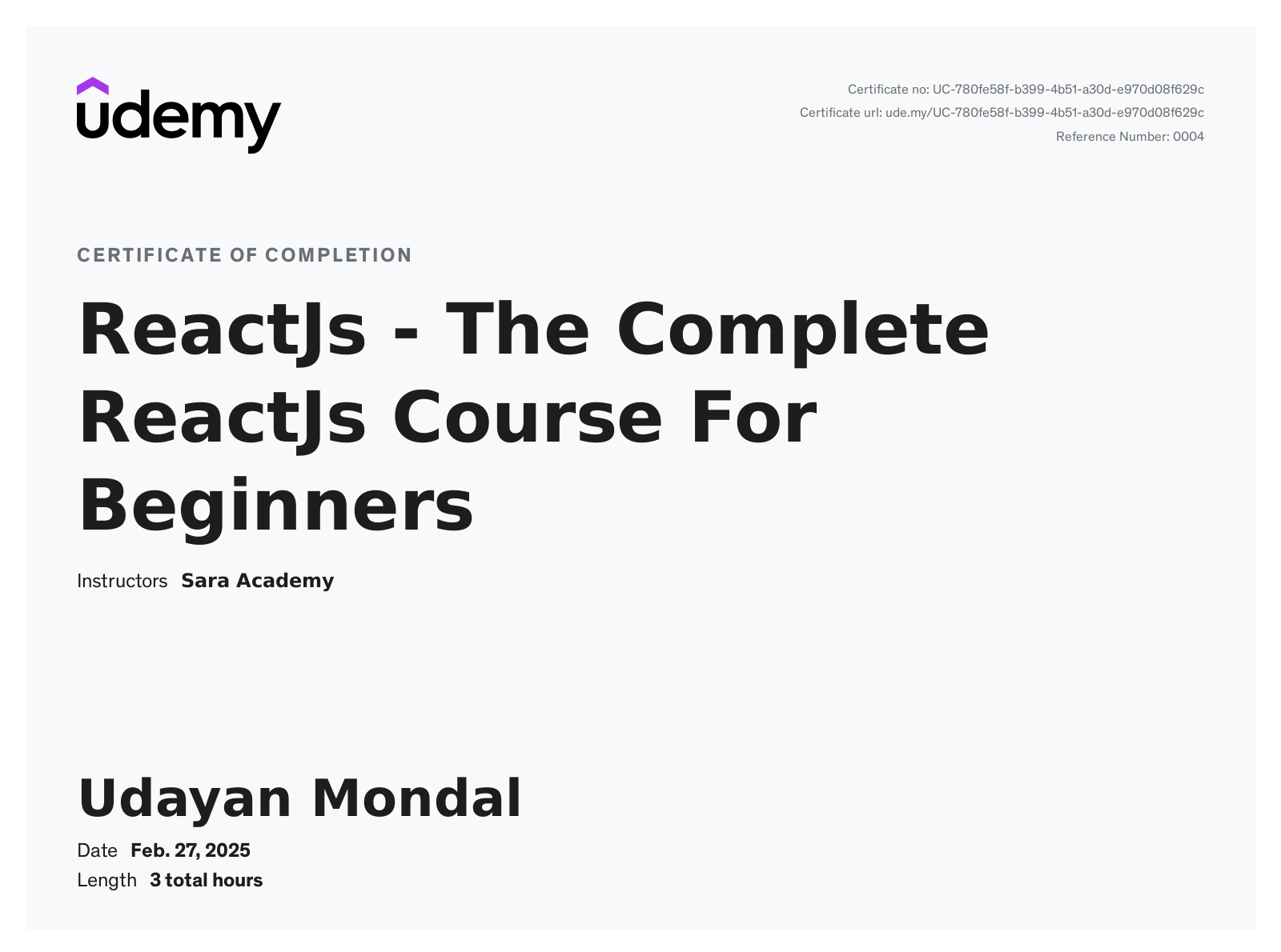 Udayan Mondal - Full Stack Developer | LinkedIn