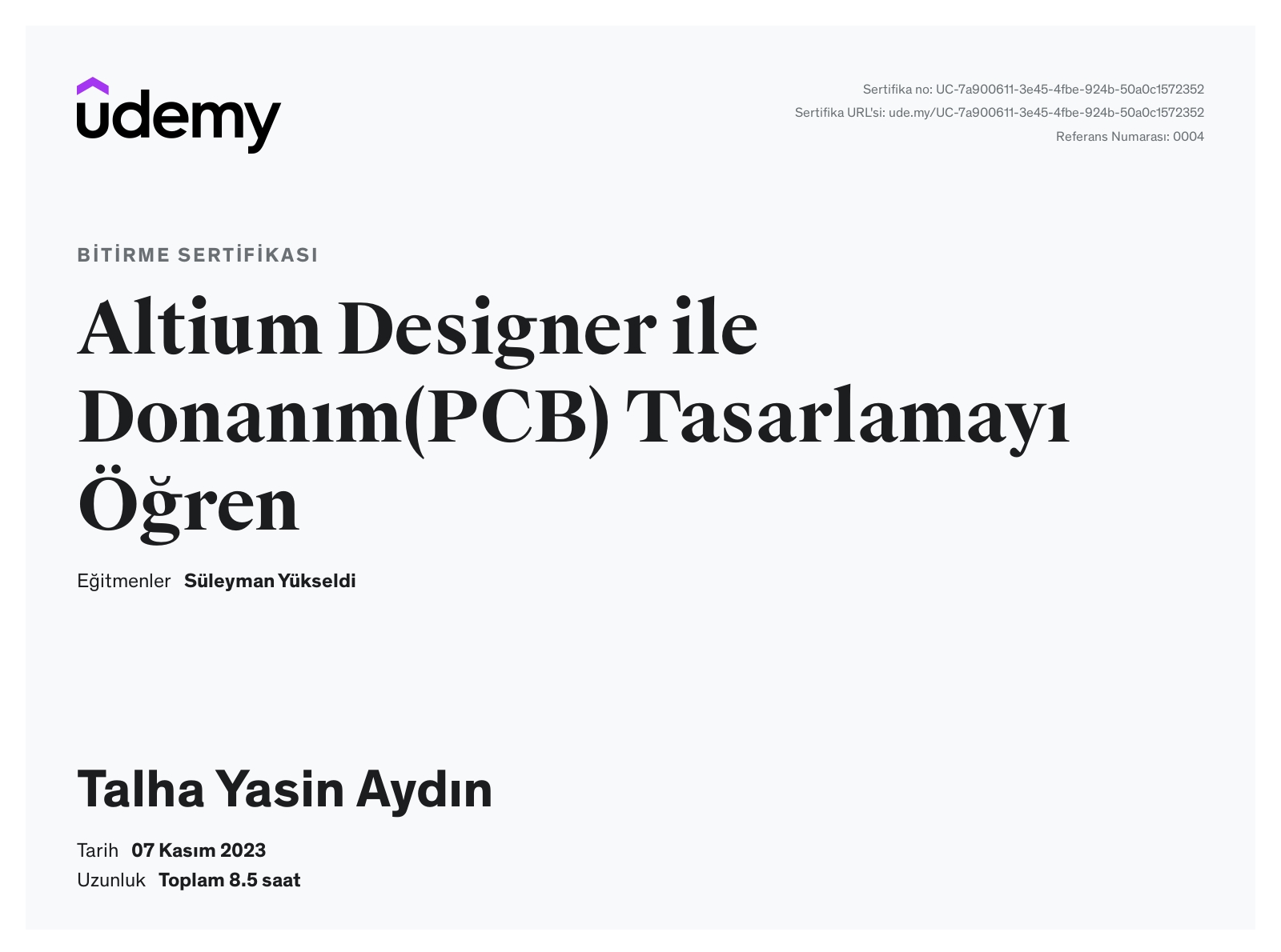 Talha Yasin Aydın - Elektrik-Elektronik Mühendisliği Öğrencisi | LinkedIn