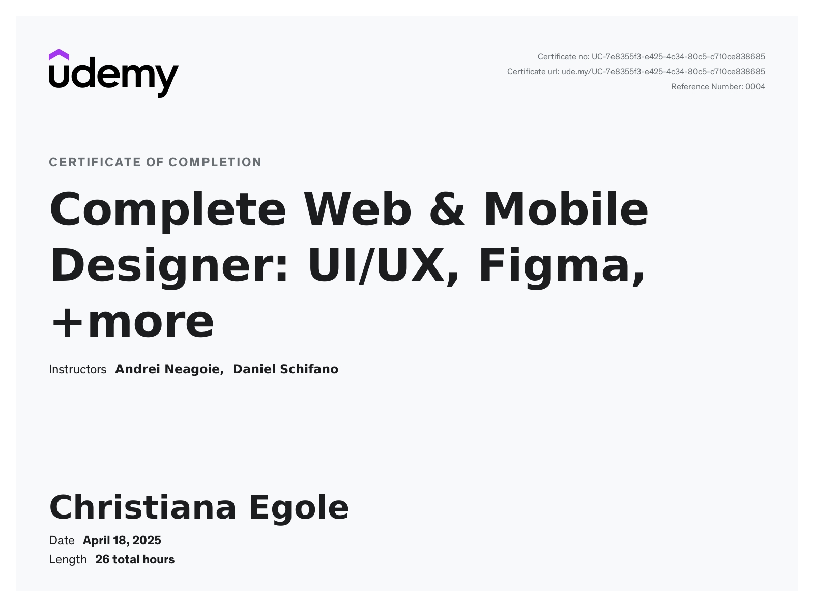 Egole Christiana - UI/UX Designer | Passionate about intuitive design ...
