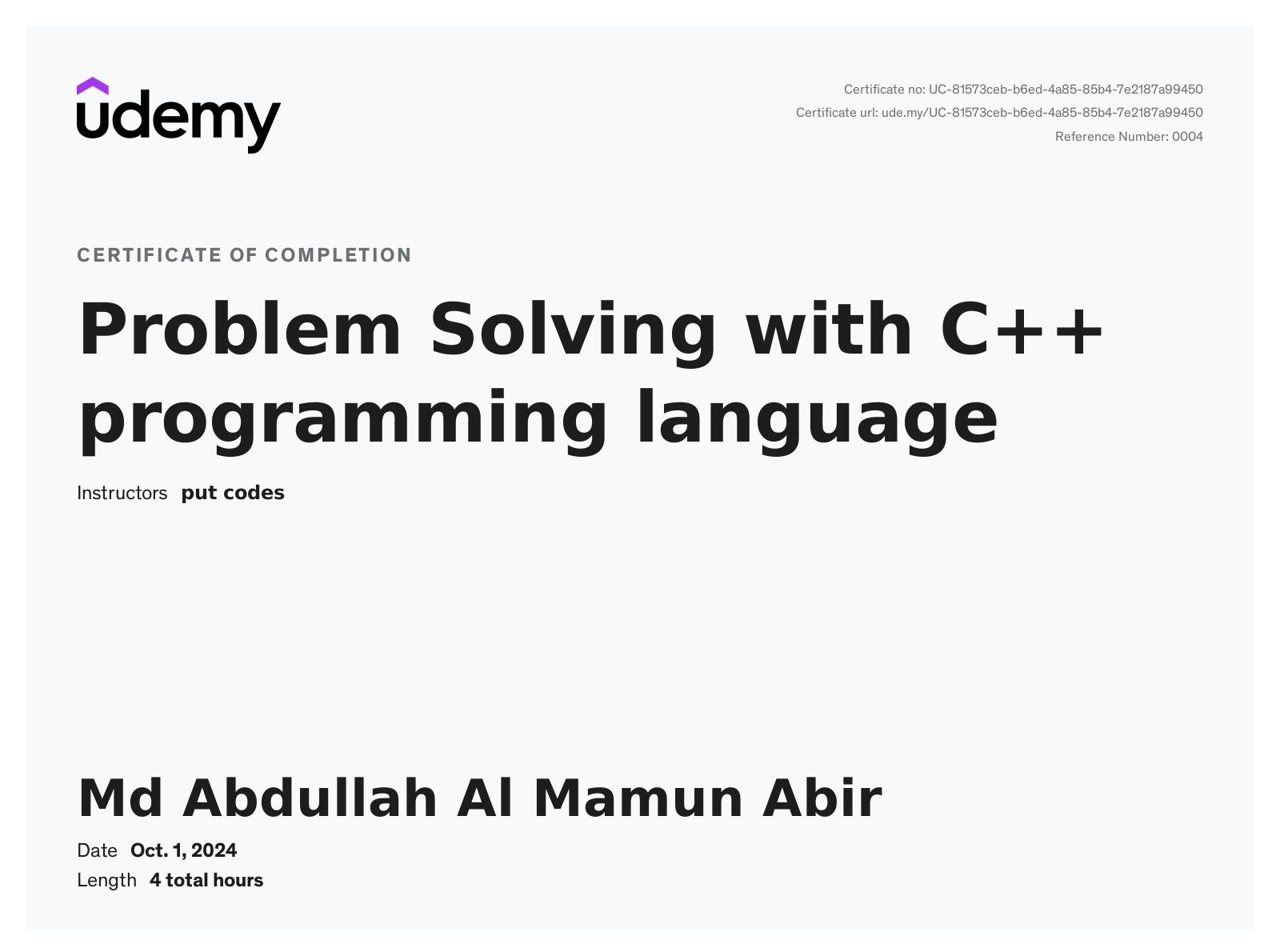 Abdullah Al mamun Abir - | C++,python programmer || competitive ...