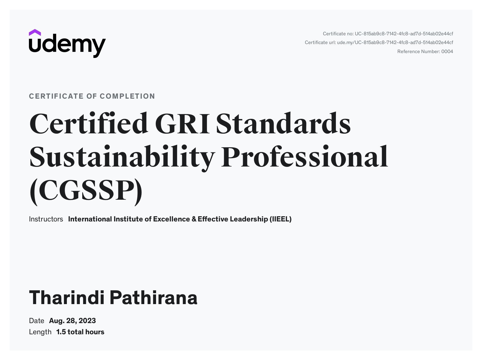 ‏Tharindi Pathirana‏ - ‏| GRI Certified | GHG Calculations | ISO ...