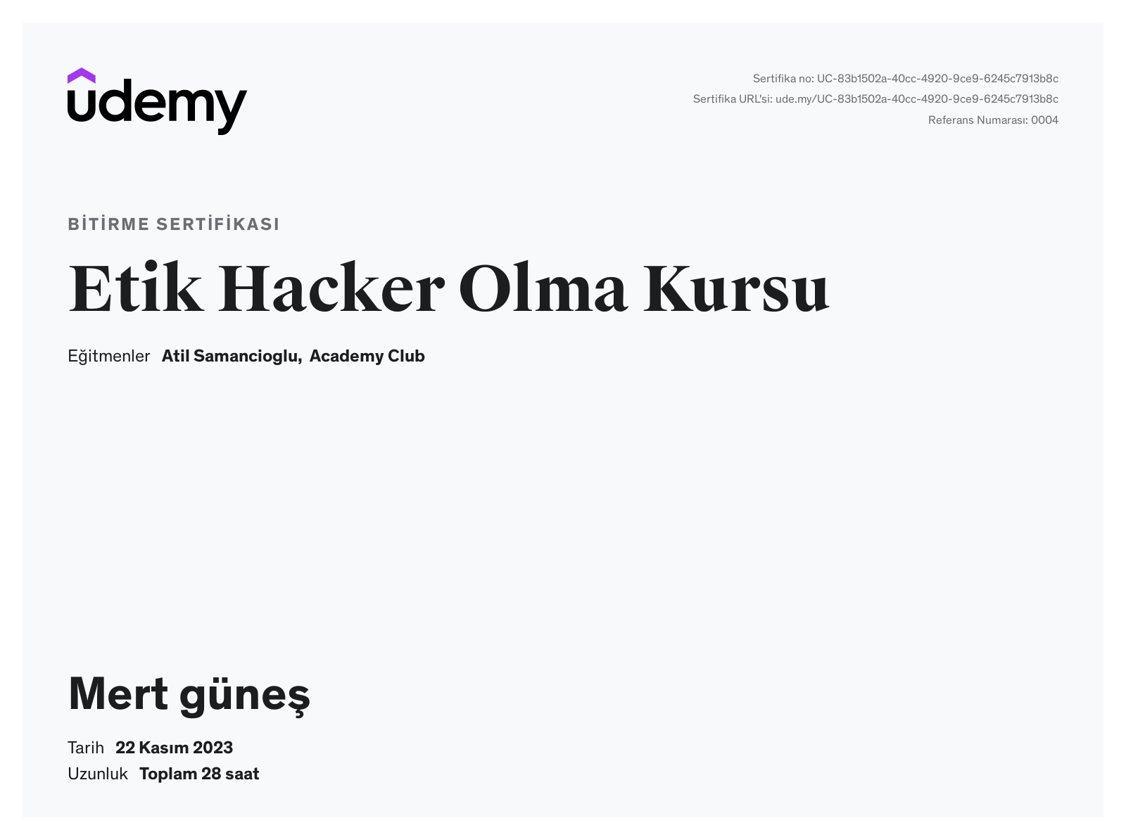 Mert Güneş - MORK Technology | Cyber Security | Ethical Hacker | Python Developer | LinkedIn