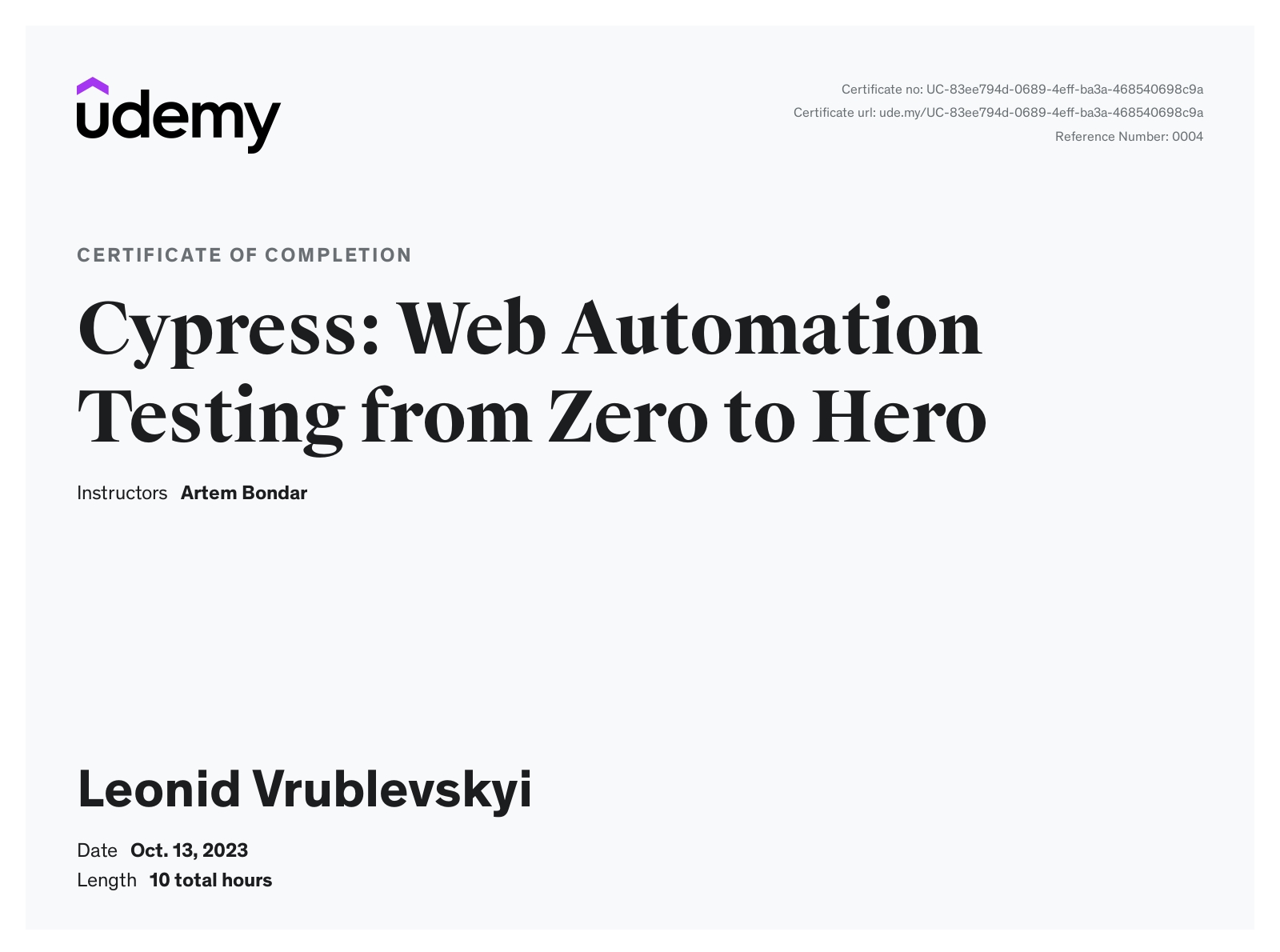 Leonid Vrublevskyi 🇺🇦 – QA Automation Engineer | I like studying | TypeScript | Playwright ...