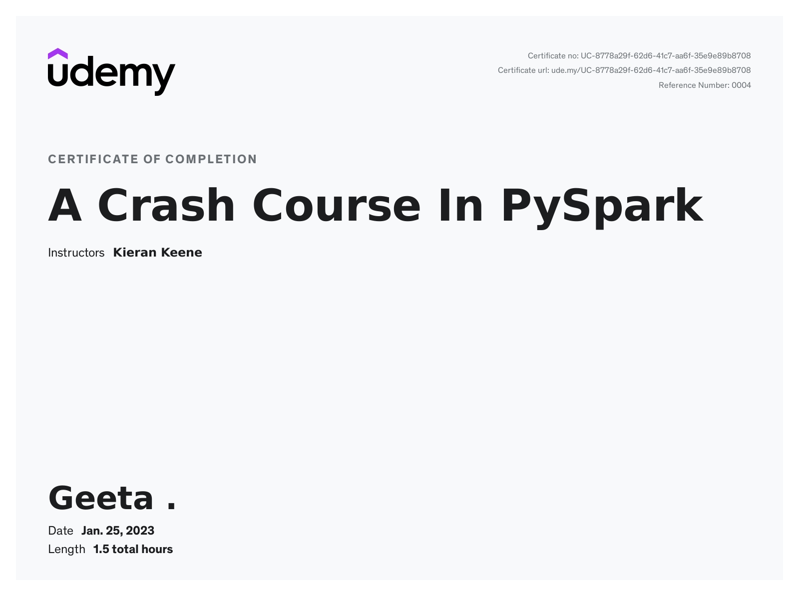 Geeta Verma - Data Engineer @ Impetus | DP-203 | DP-900 | AZ-900 | 5⭐ ...