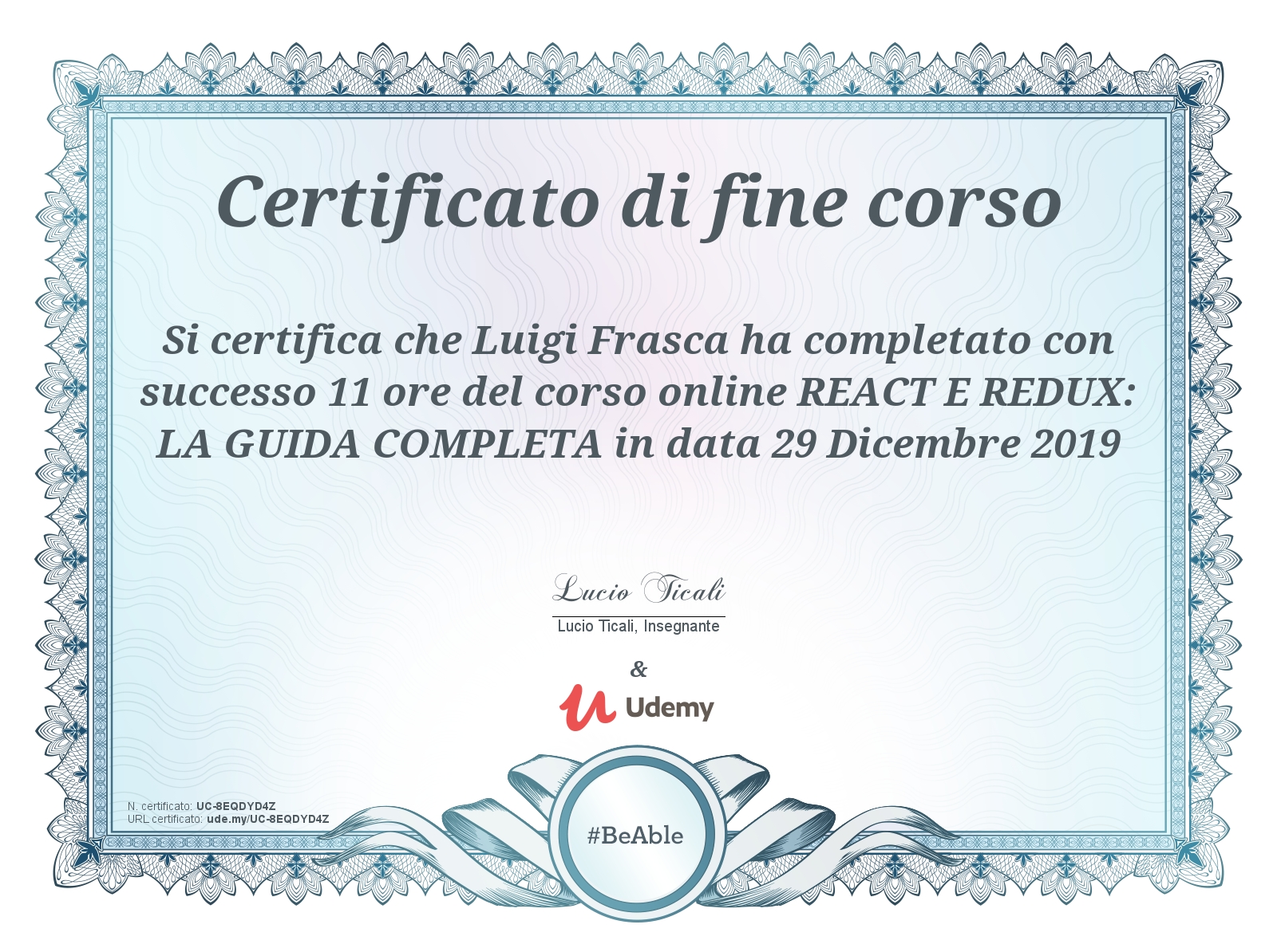 Luigi Frasca - Backend Developer @BurdaForward - JS | TS | NodeJs ...