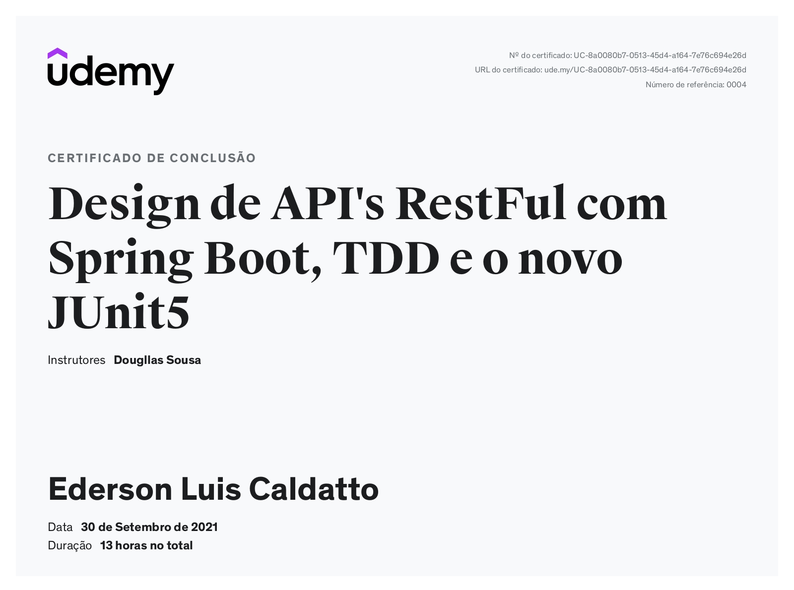 Ederson Luis Caldatto - Sênior Software Engineer Java | Spring | LinkedIn