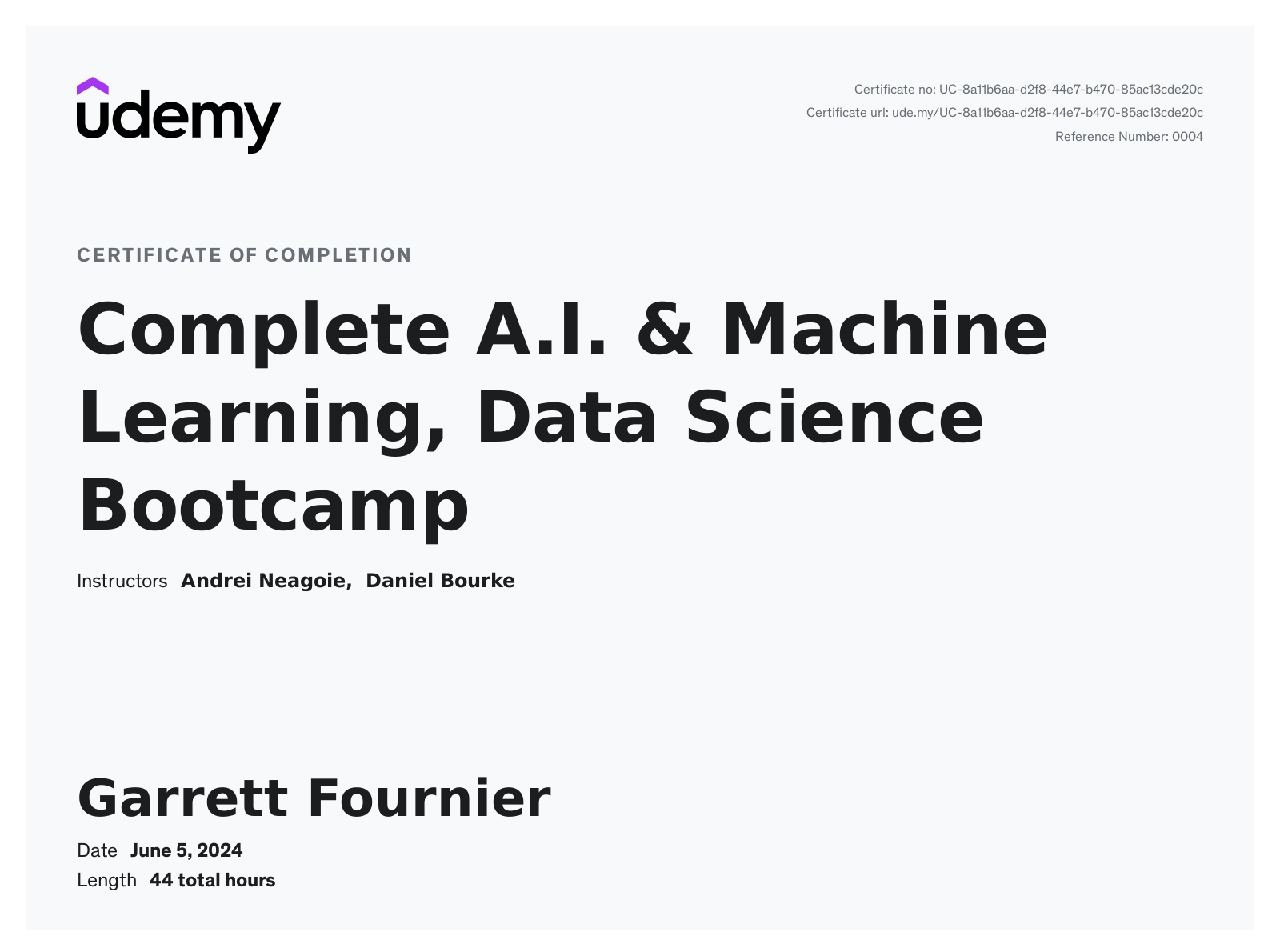 Garrett Fournier - Surveyor @ Ledcor | BI/Data Analyst | Data Scientist | Python | SQL | Power ...