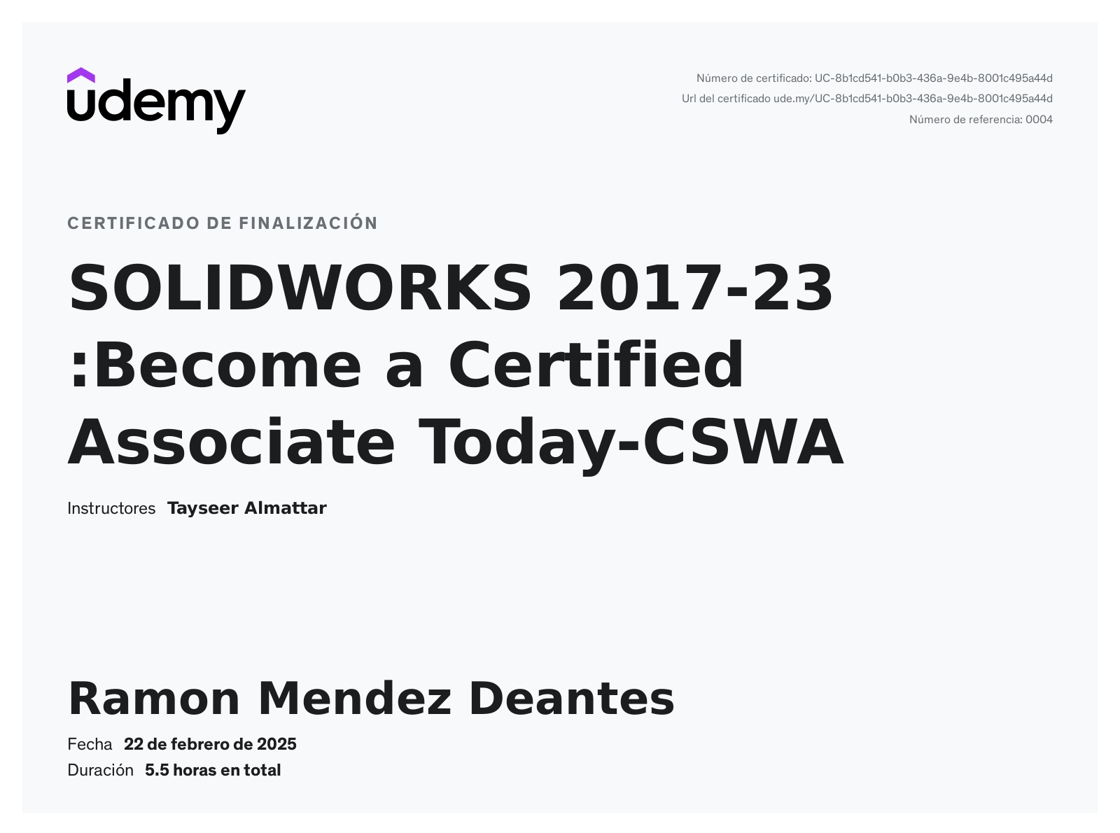 Ramon Mendez - Ingeniero en Mecatrónica | Generalista 3D | Líder en ...