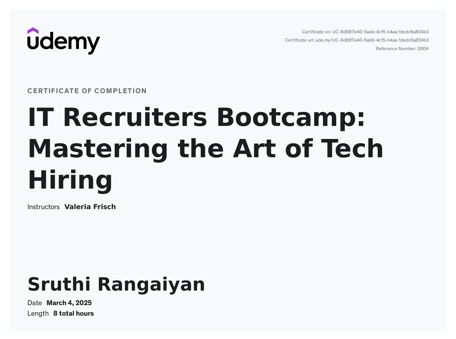 Sruthi Rangaiyan - Talent Acquisition Specialist | Connecting Talent with Opportunities Across ...