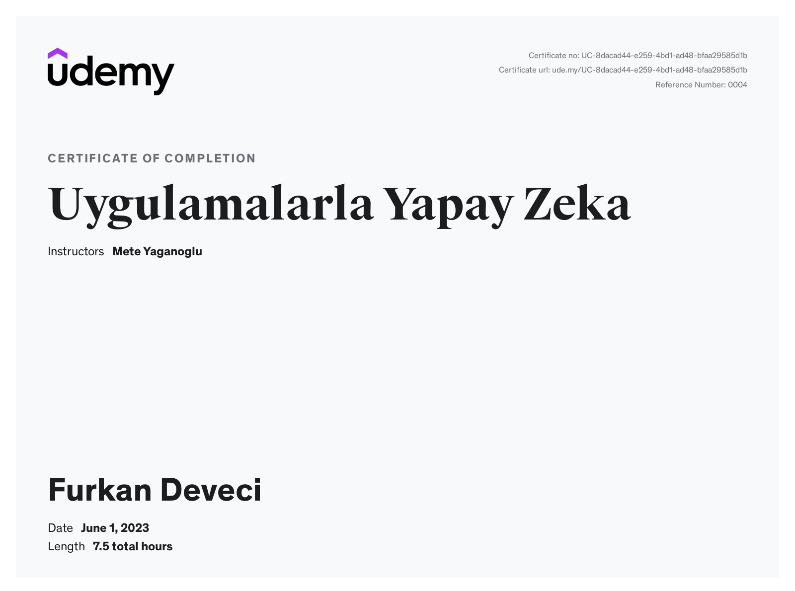 Furkan Deveci - Data Scientist & Science Teacher | LinkedIn