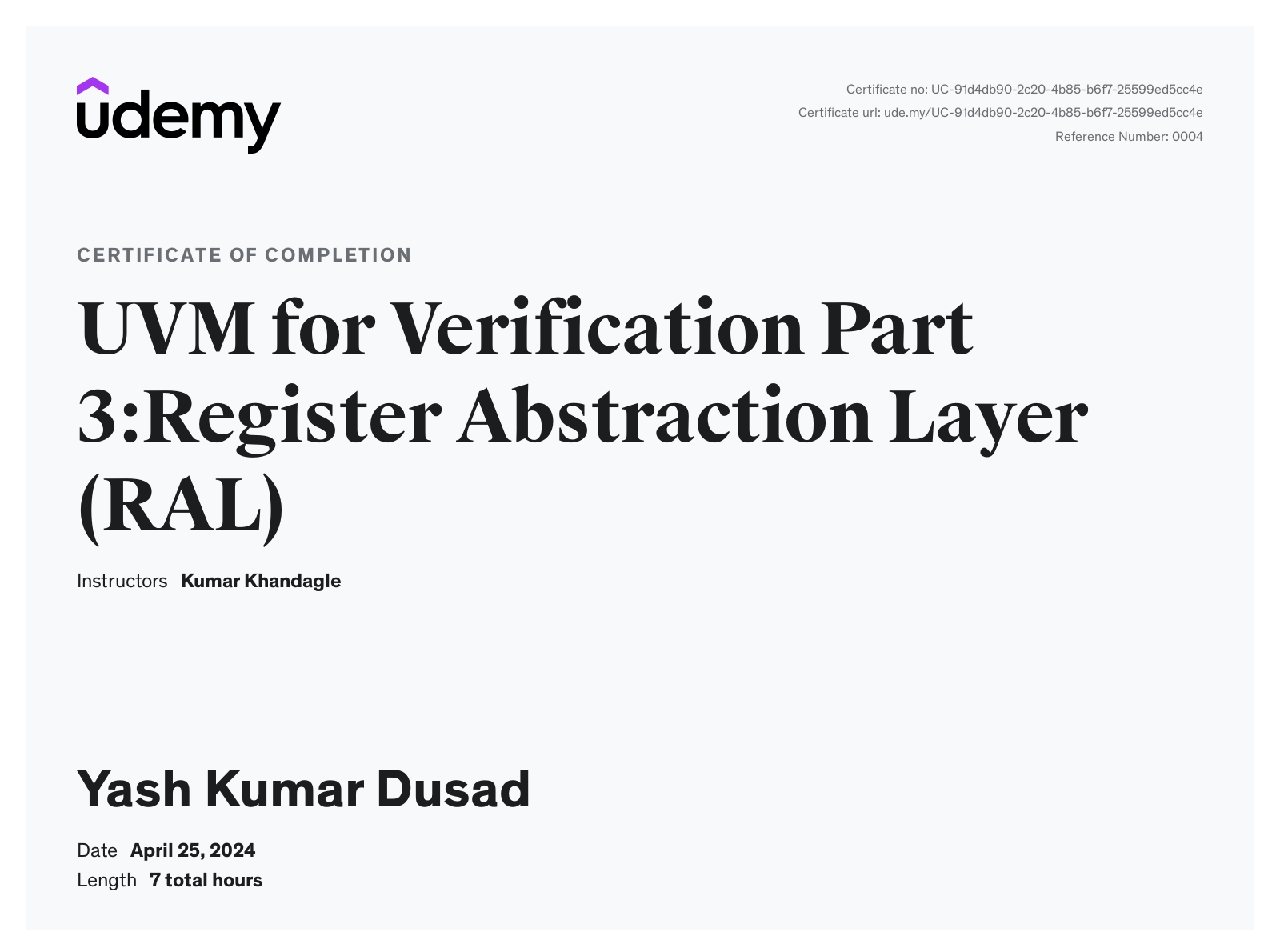 Yash Kumar Dusad - SoC Design and Verification Engineer - Intel ... Yash Kumar Dusad - SoC Design and Verification Engineer - Intel ...