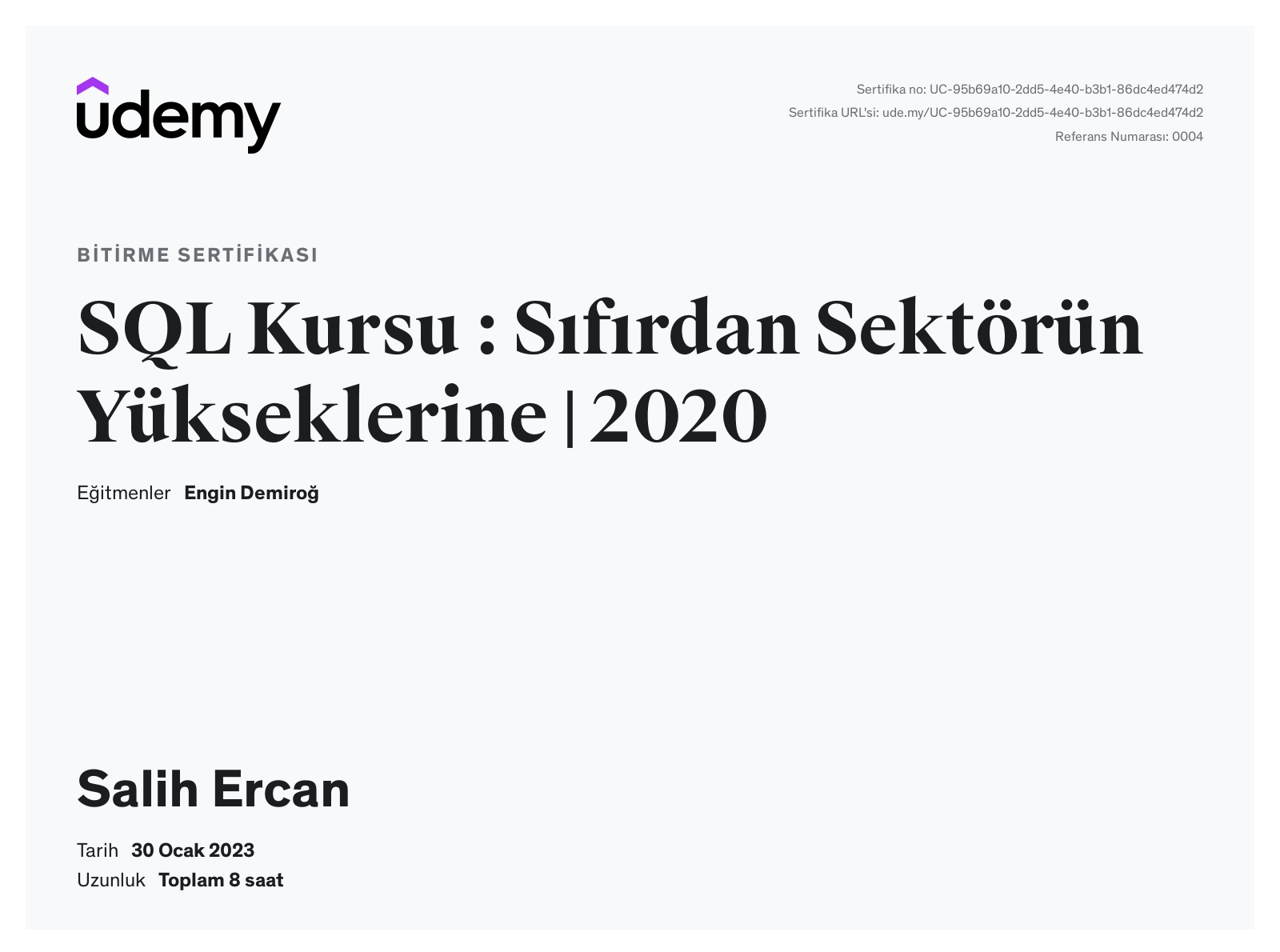 Salih Ercan - Data Engineer | LinkedIn