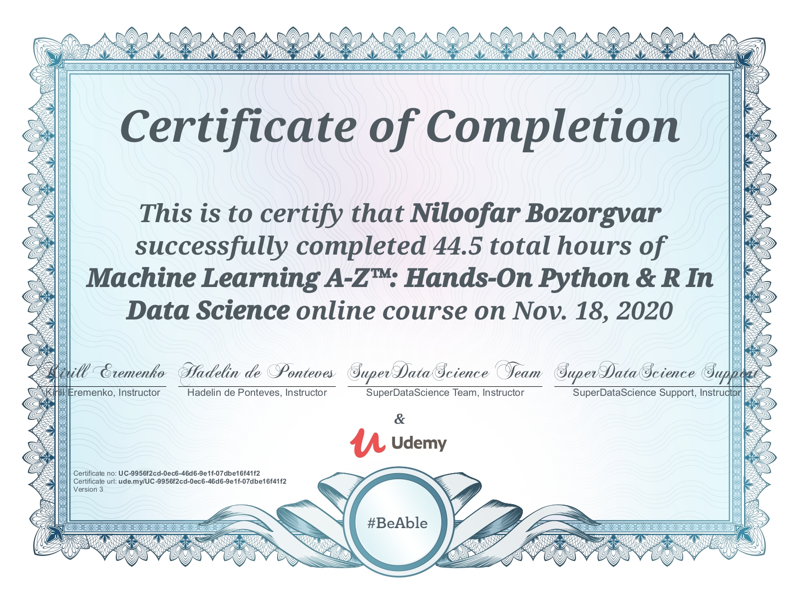 Niloofar Bozorgvar - Data Scientist & Research Assistant at Universiti Putra Malaysia | LinkedIn