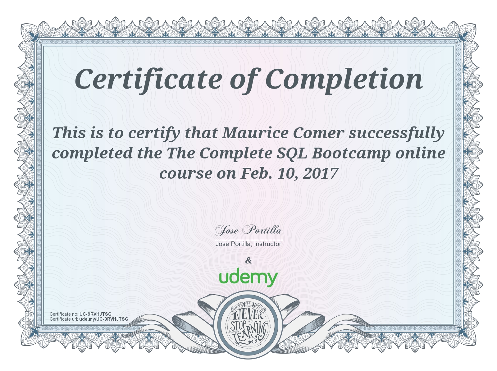 Maurice Comer - Logistics Data Analyst | LinkedIn