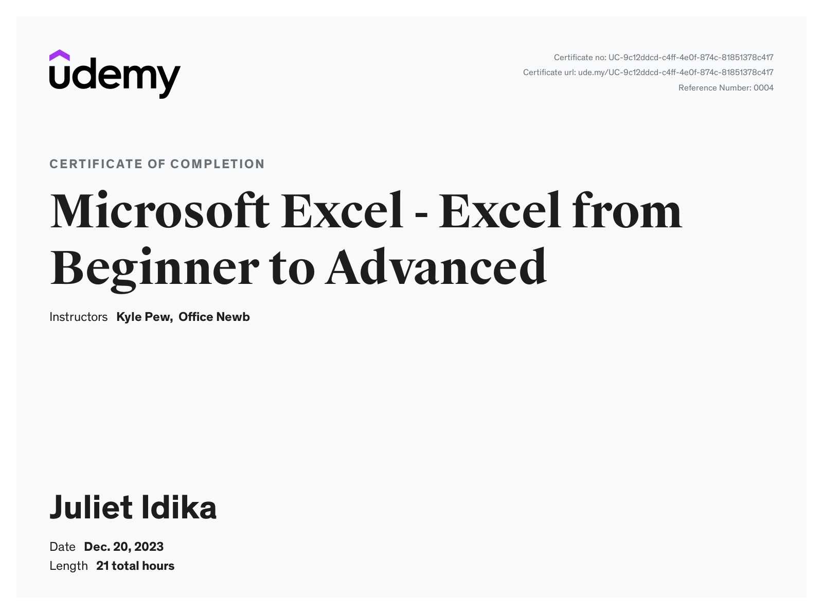Juliet Idika - Operational analyst @Civil service UK| Excel | SQL ...