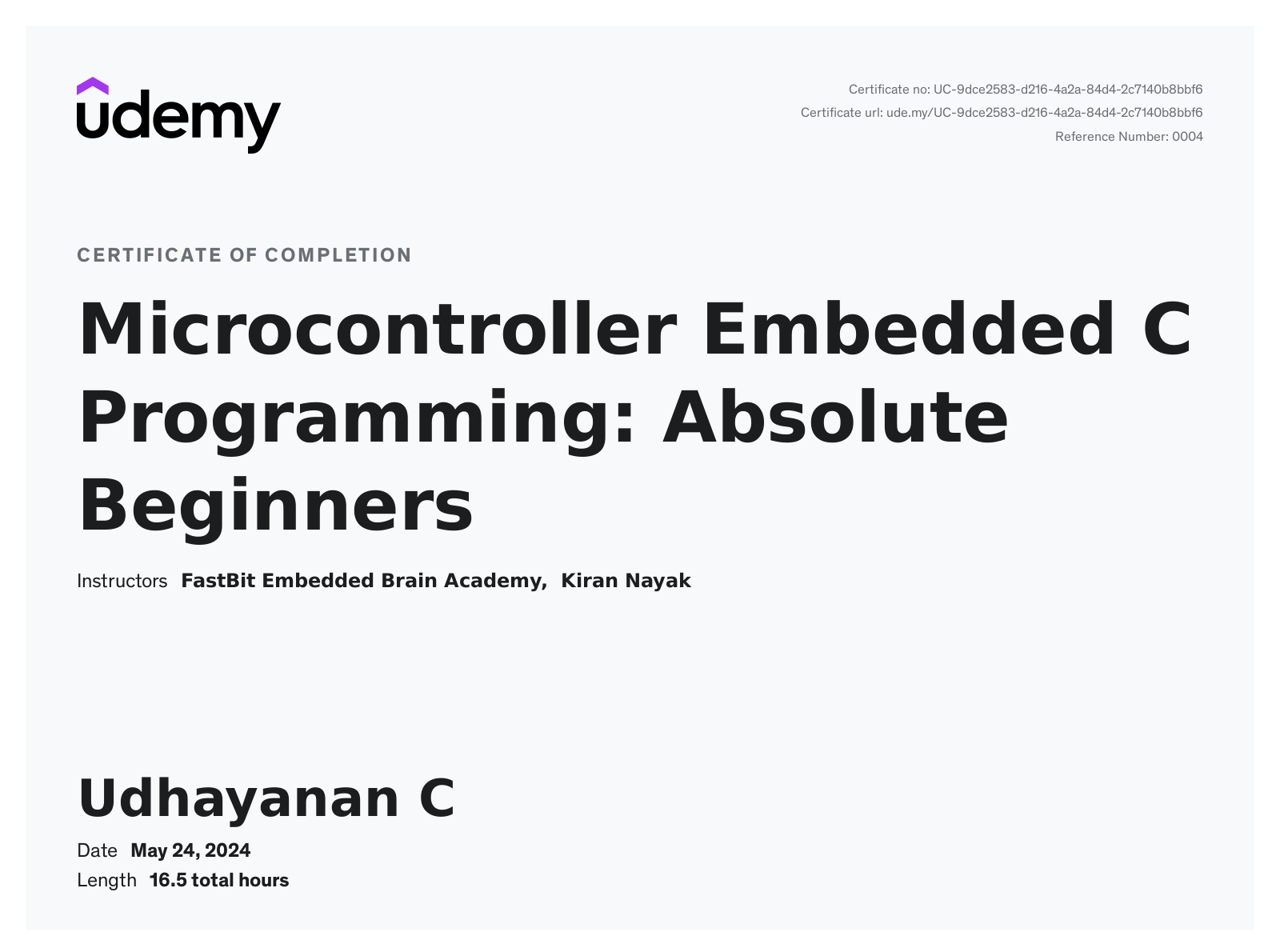 Udhayanan C - Embedded Software Engineer @ Capgemini | LinkedIn