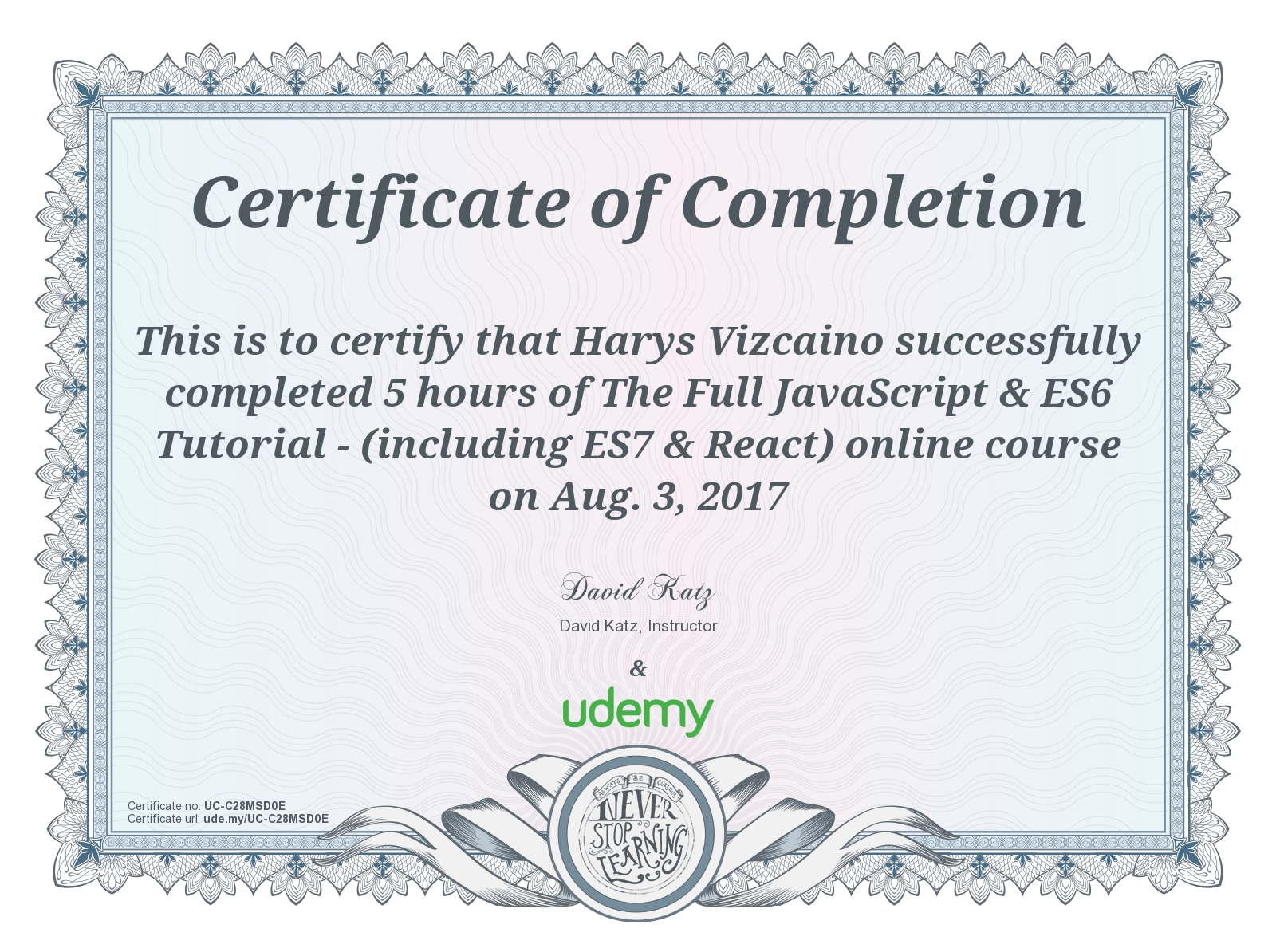 Harys Vizcaino - Senior Full Stack Software Engineer React | TypeScript | JavaScript | Nodejs ...