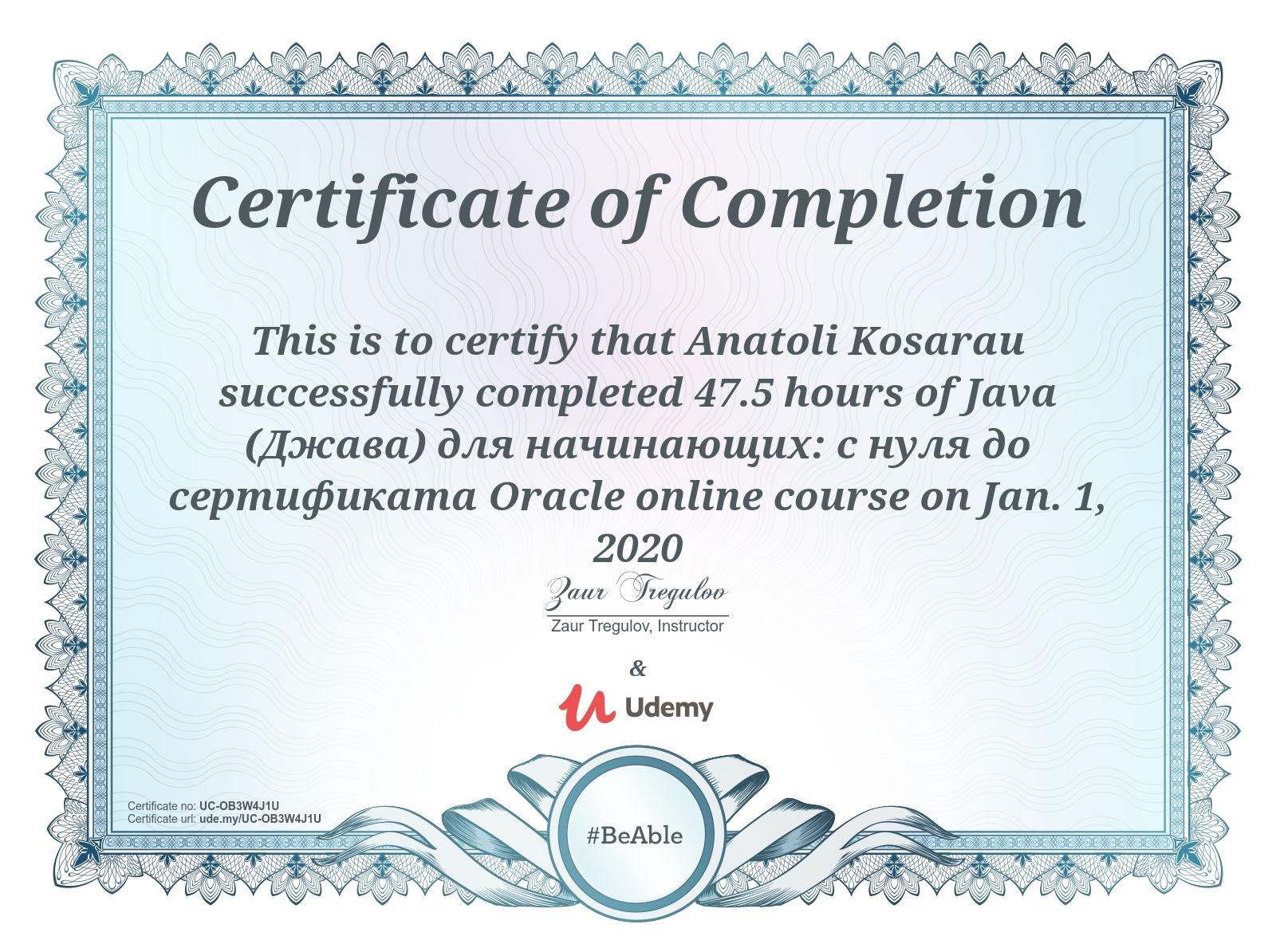 Anatoli Kosarau - Python|ObjectScript software engineer | LinkedIn