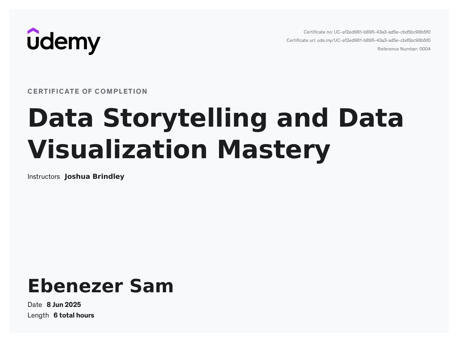 Ebenezer Sam - Data Analyst | LinkedIn