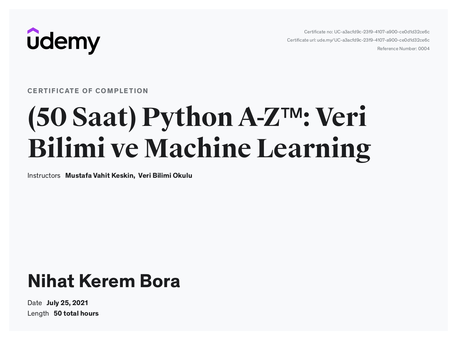 Nihat Kerem Bora - Software Engineer | LinkedIn