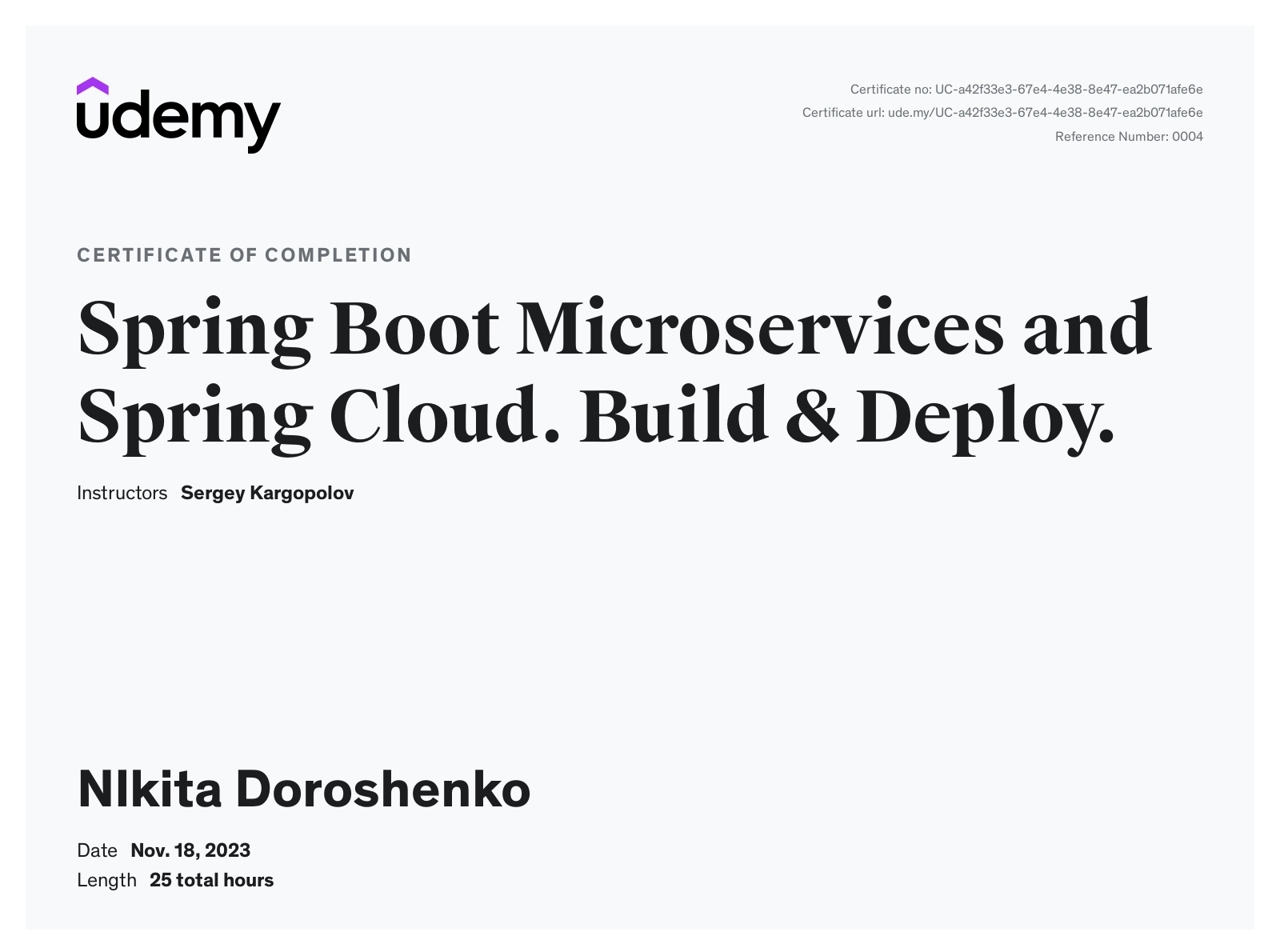 ‏Nikita Doroshenko‏ - ‏Java Backend Developer (Spring Framework, SQL/NoSQL)‏ | LinkedIn