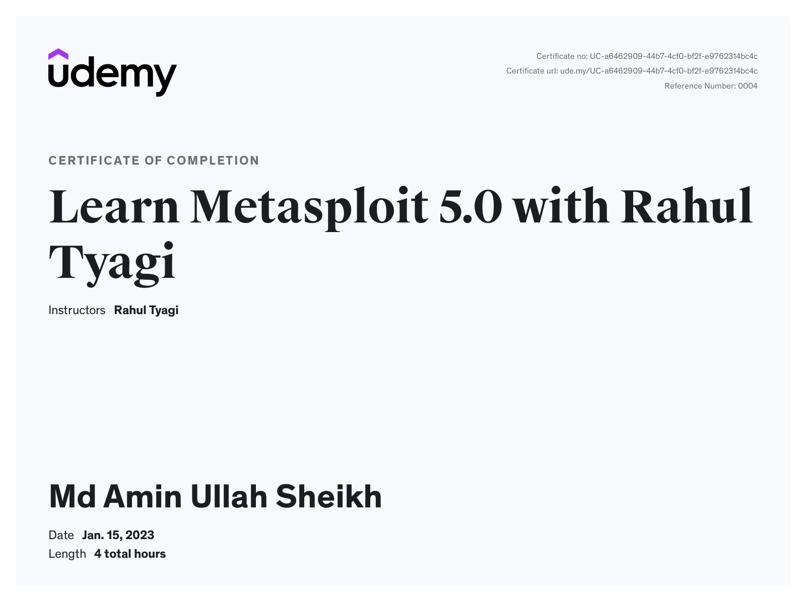 Md Amin Ullah Sheikh - Penetration Tester @ Cybertronium | eWPTX ...