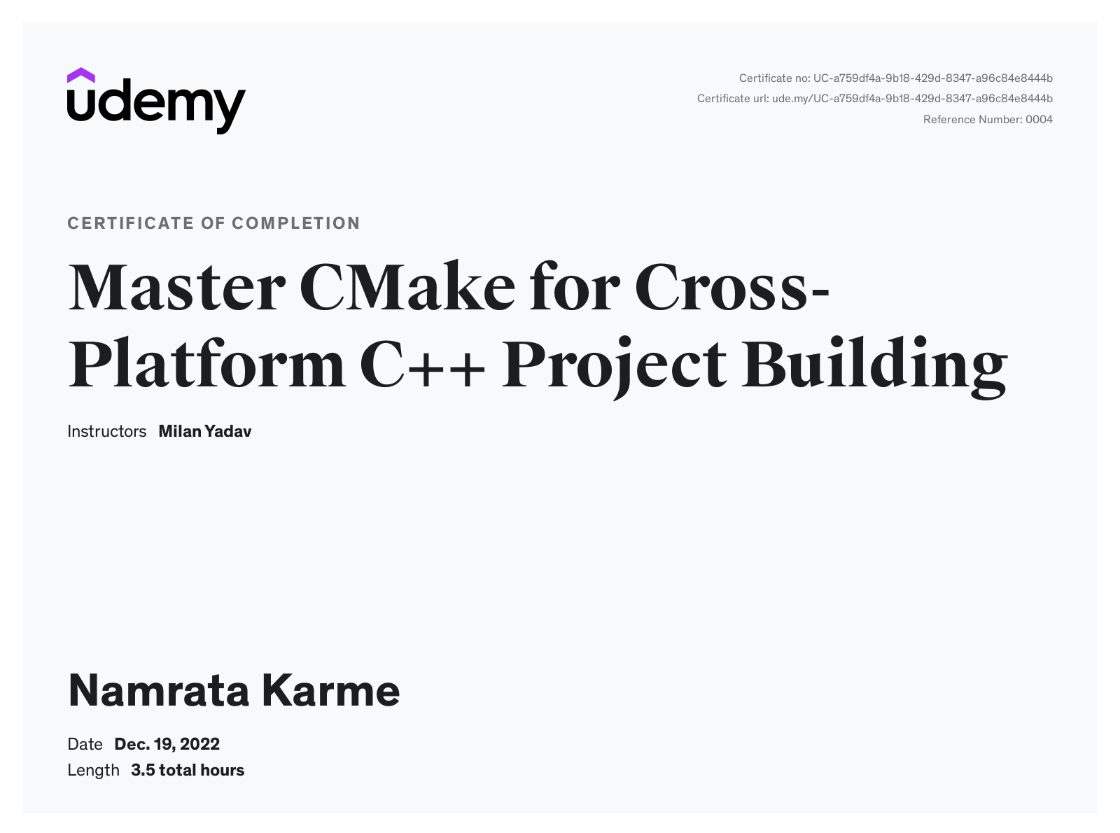 Namrata Karme - immediate joiner | Serving Notice Period| CPP Developer|ADAS |CMAKE | Linux ...