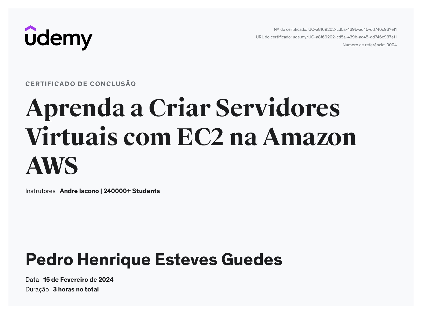 Pedro Henrique Esteves Guedes - Software Developer | Java | Kotlin | Spring | Docker | 1x AWS ...