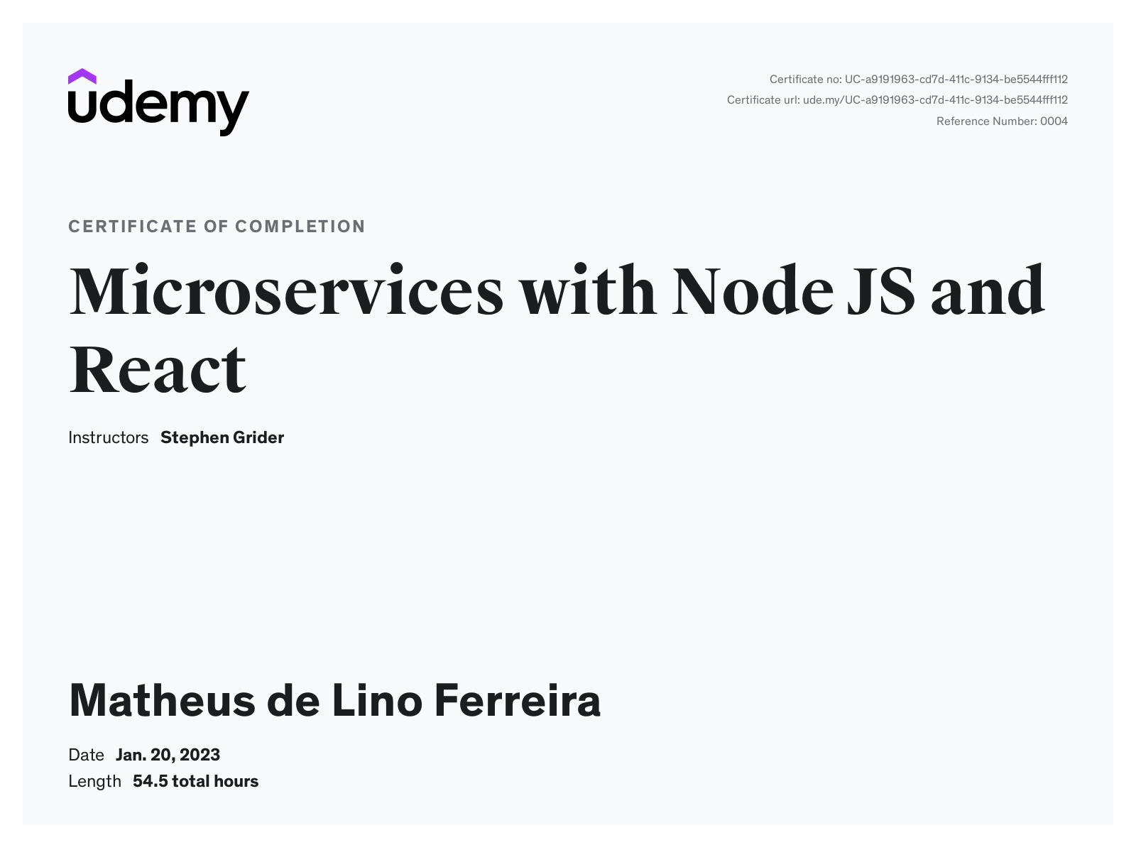 Matheus De Lino Ferreira Full Stack Developer Typescript Nestjs Nextjs Reactjs Aws 