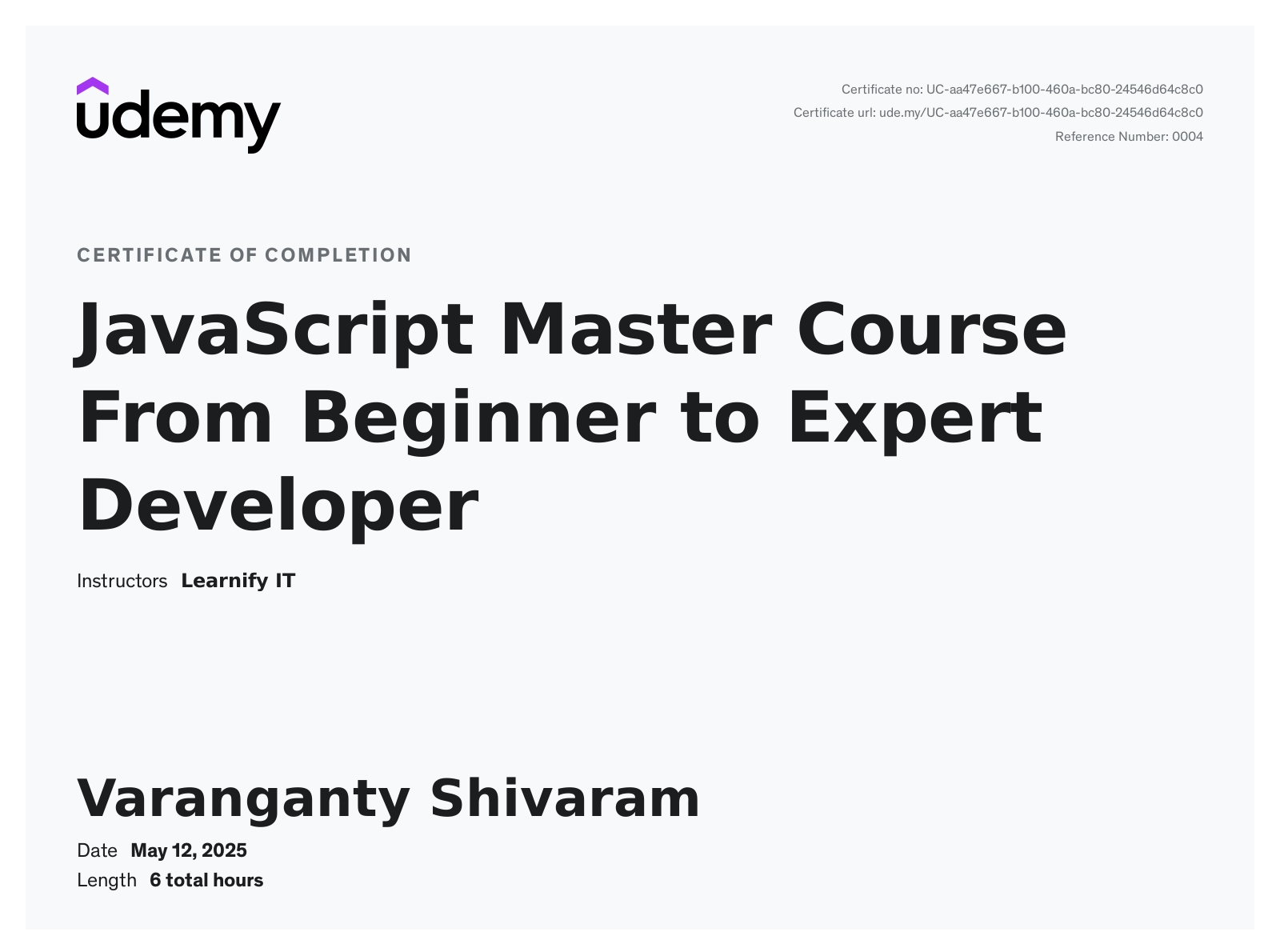 varanganty shivaram - AI Enthusiast | Building Web Apps with MERN Stack ...