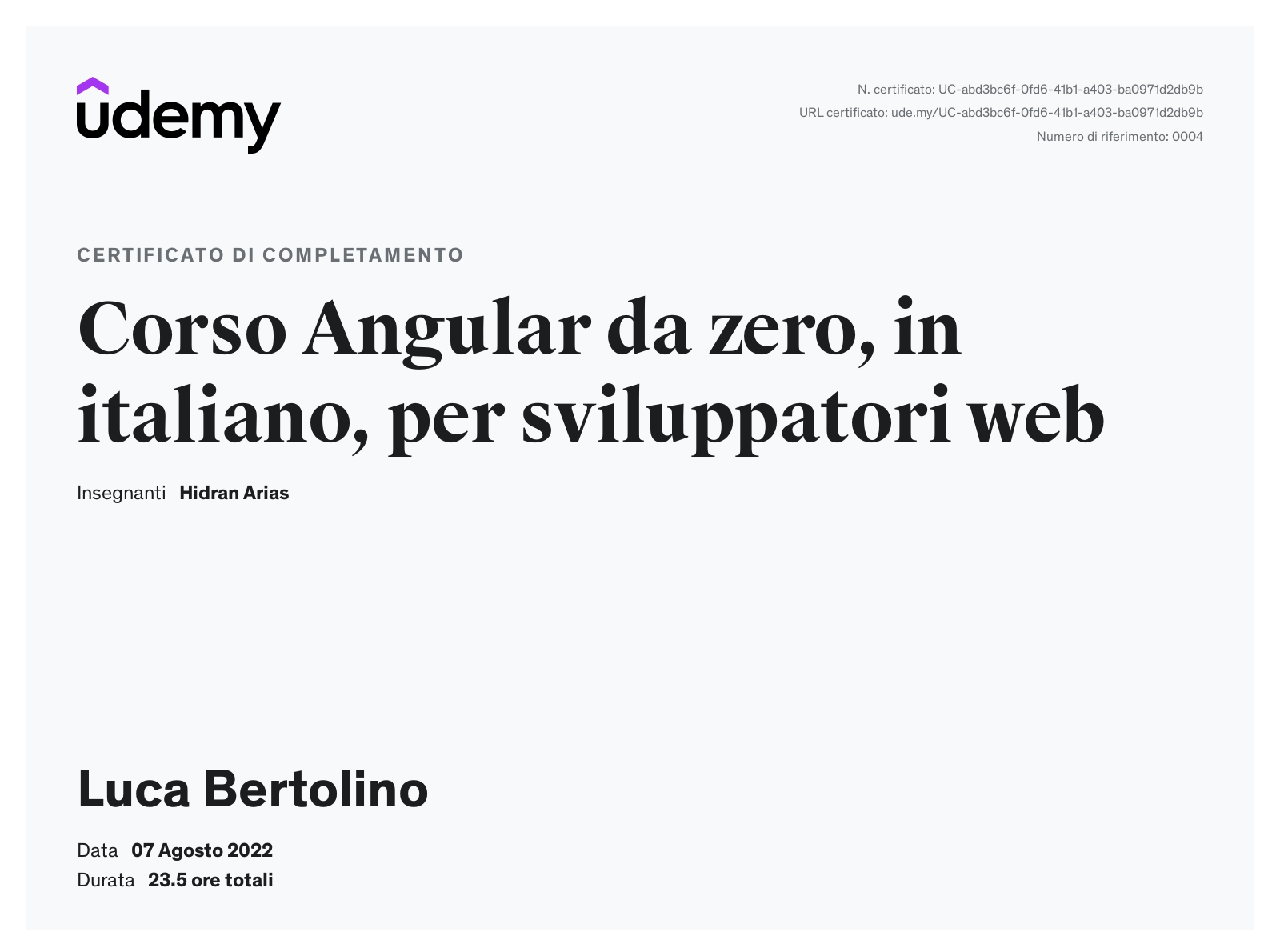 Luca Bertolino - Software Developer | LinkedIn