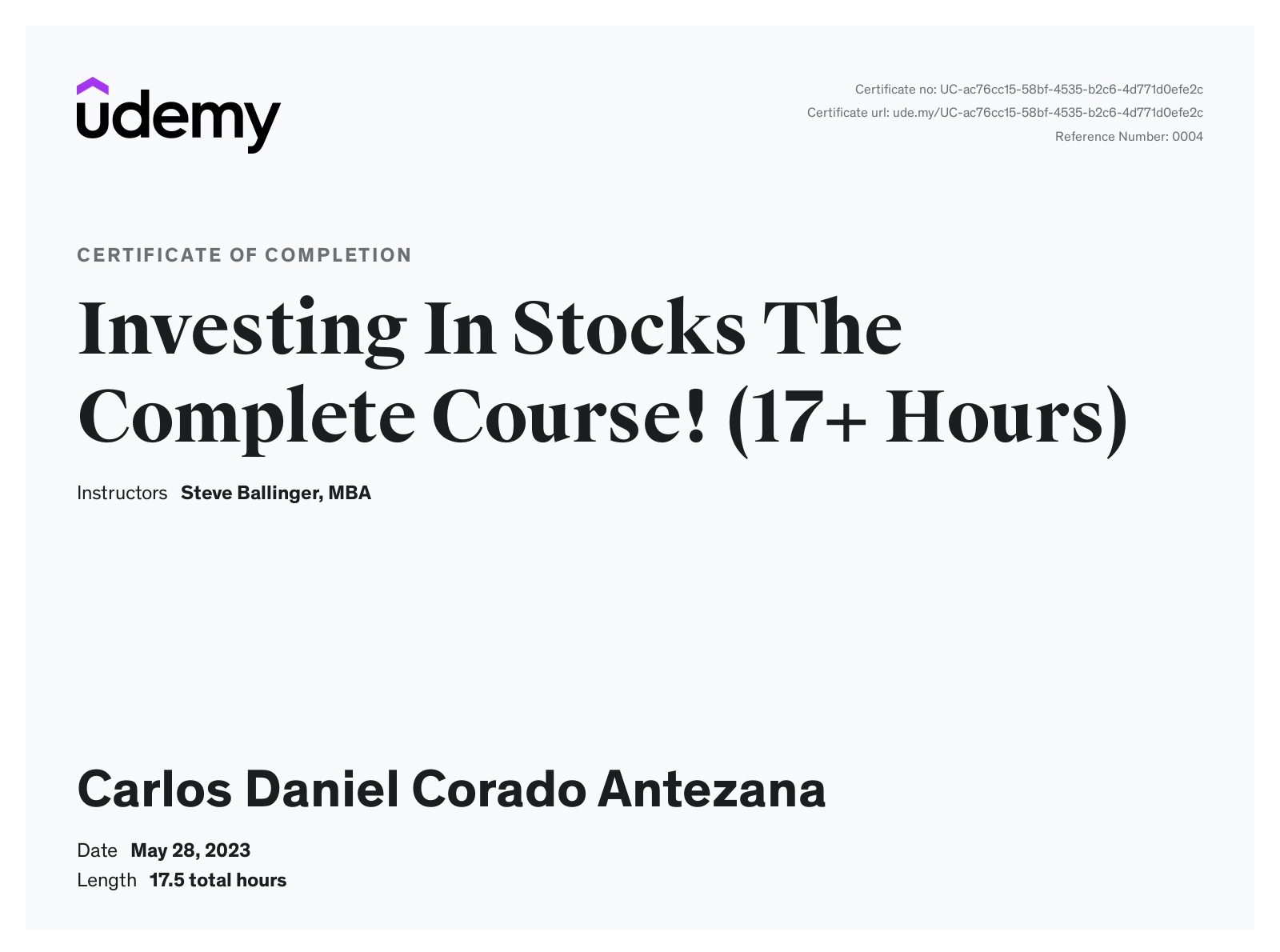 Carlos Corado - Equity Research Club at Neeley | LinkedIn
