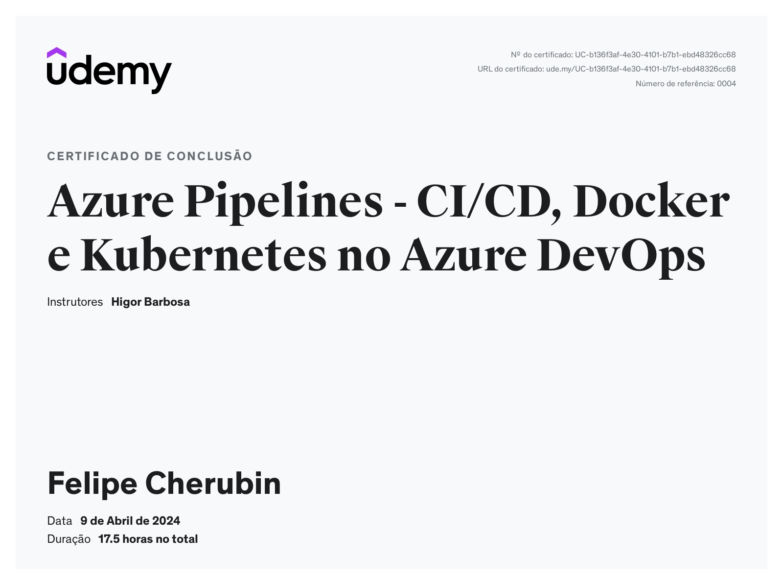 Felipe Cherubin - Desenvolvedor Backend | Desenvolvedor .NET, Web API ...