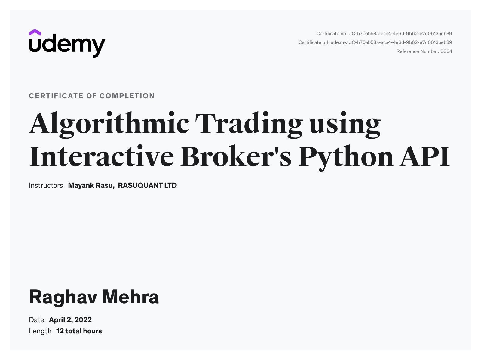 Raghav Mehra - MBA at IE Business School | High-frequency Trading (HFT ...