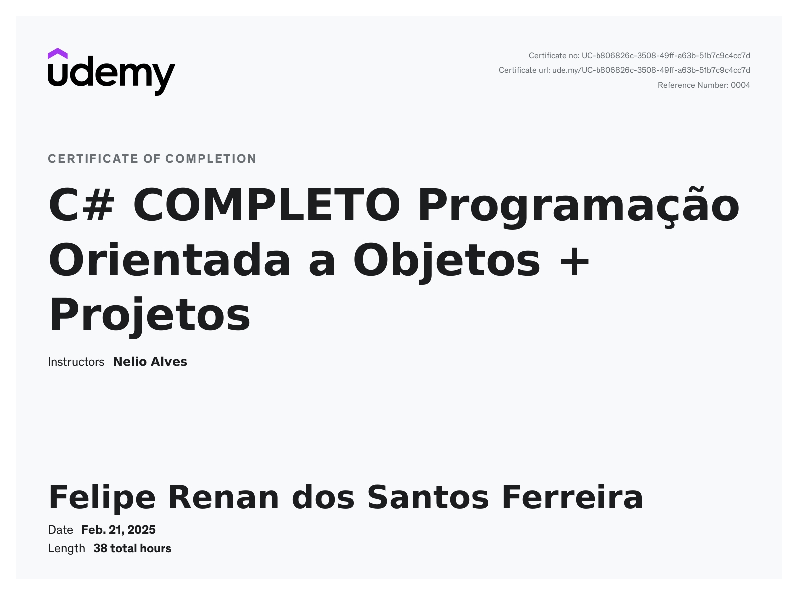 Felipe Renan - Desenvolvedor Backend | C# | ASP.NET Core | EF Core | Node.js | React | APIs ...