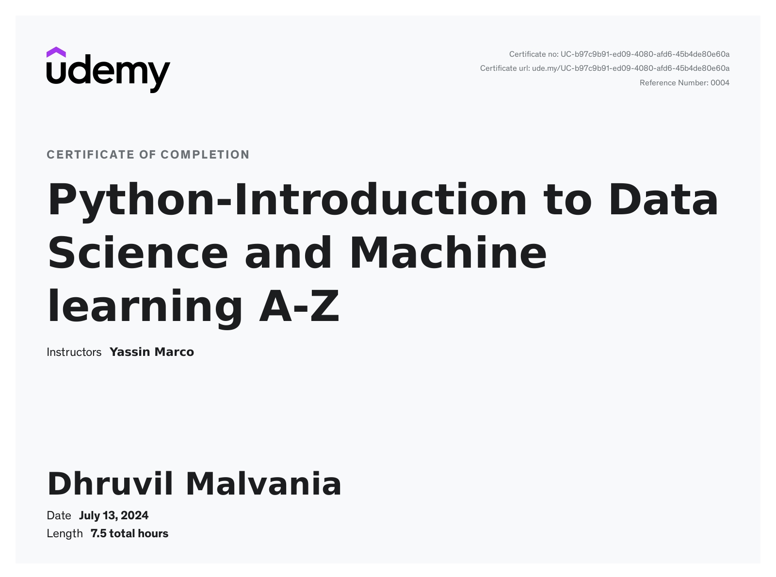 Dhruvil Malvania - Data Scientist | Machine Learning Engineer | NLP ...