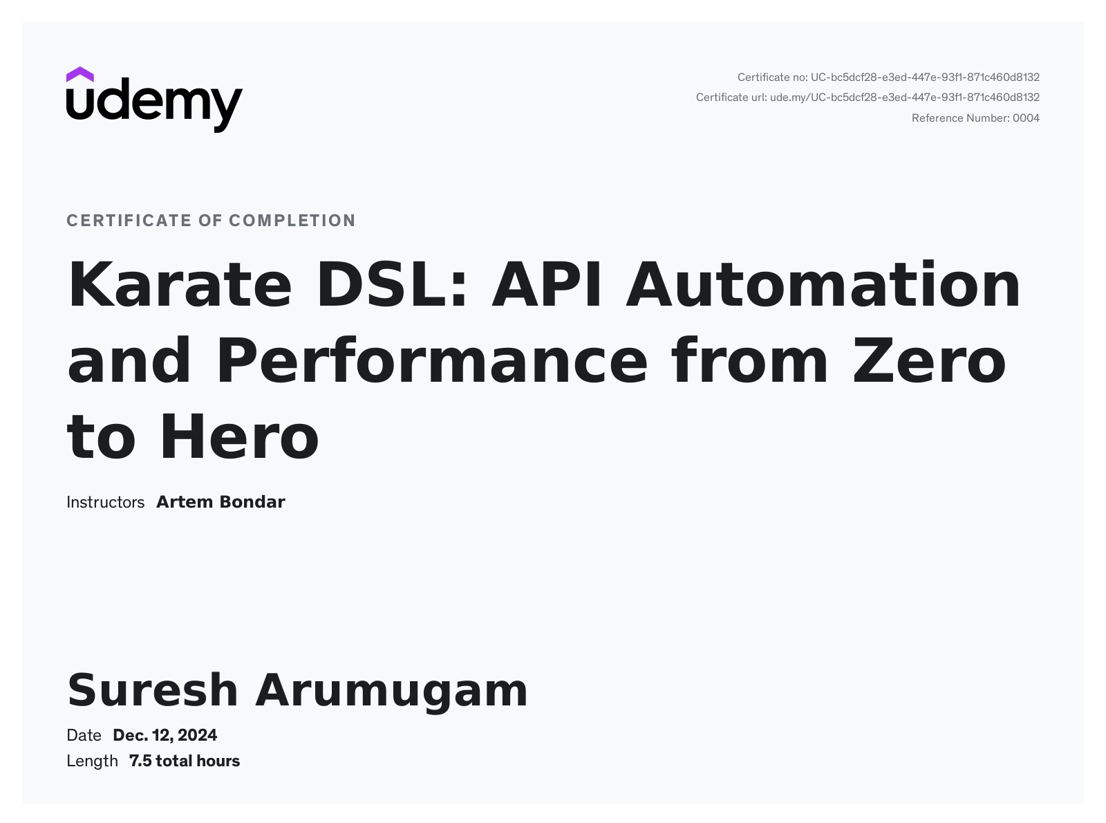 Suresh Arumugam - Senior Quality Engineer @ PNC | Java, Selenium, Rest Assured API, Karate API ...