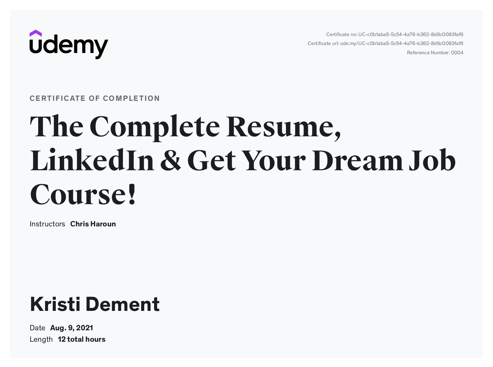 Kristi Dement, MLS - B & B Consulting | LinkedIn