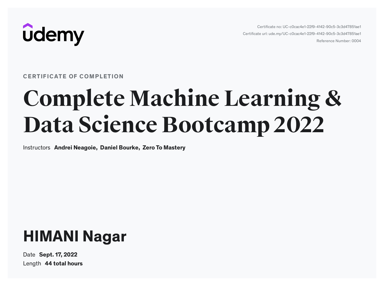HIMANI Nagar - Data Science || Python || SQL || Data Visualization || Machine Learning || Deep ...