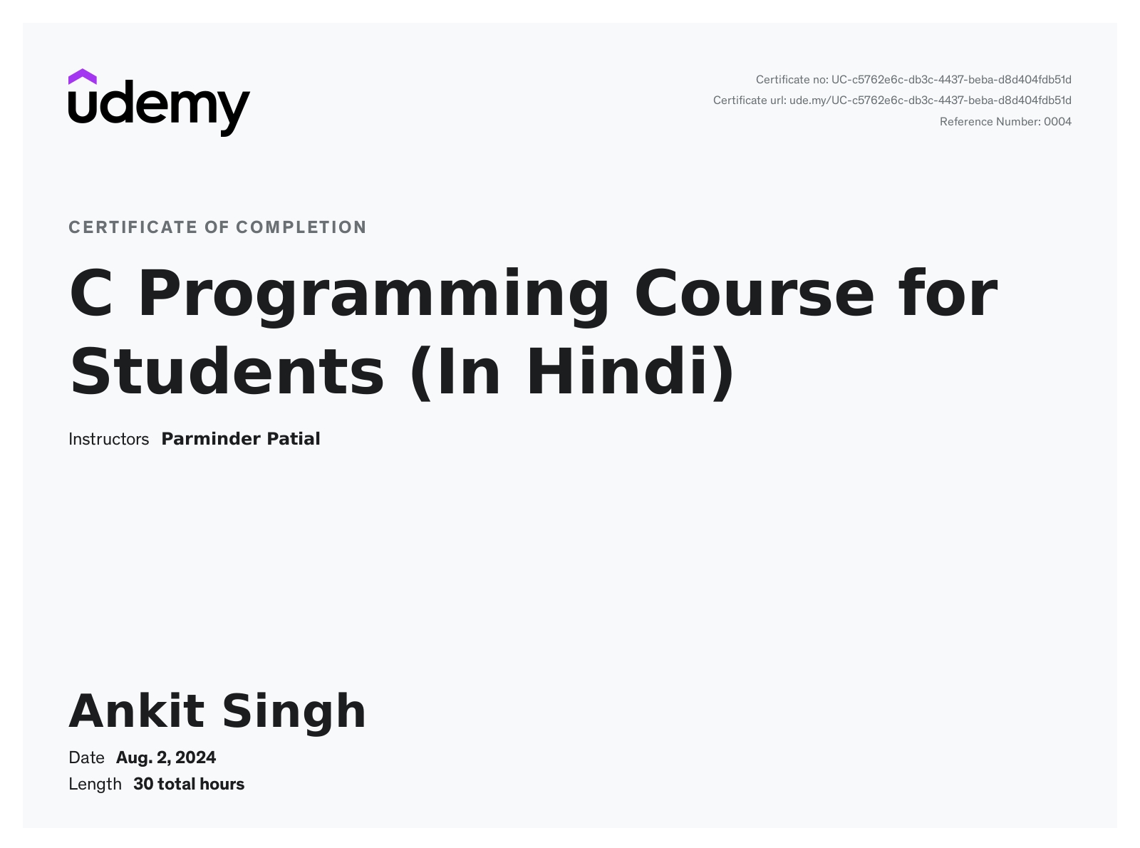 Ankit singh - Computer Science Student | Internship 2025 | Data Structures & Algorithms Using ...