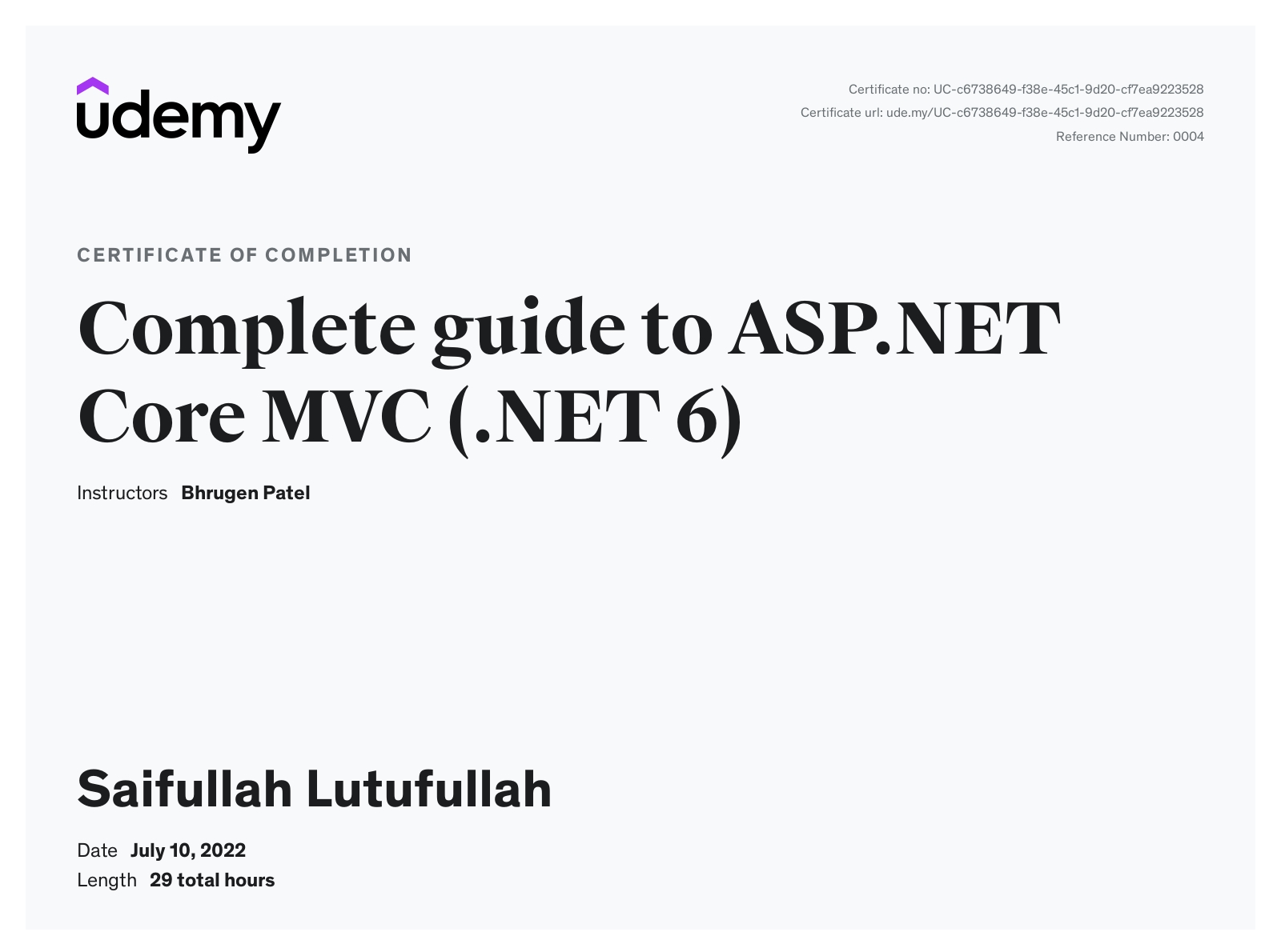 Saifullah Hakro - Senior Software Engineer | Fintech | .Net Developer | .Net Core | .Net ...