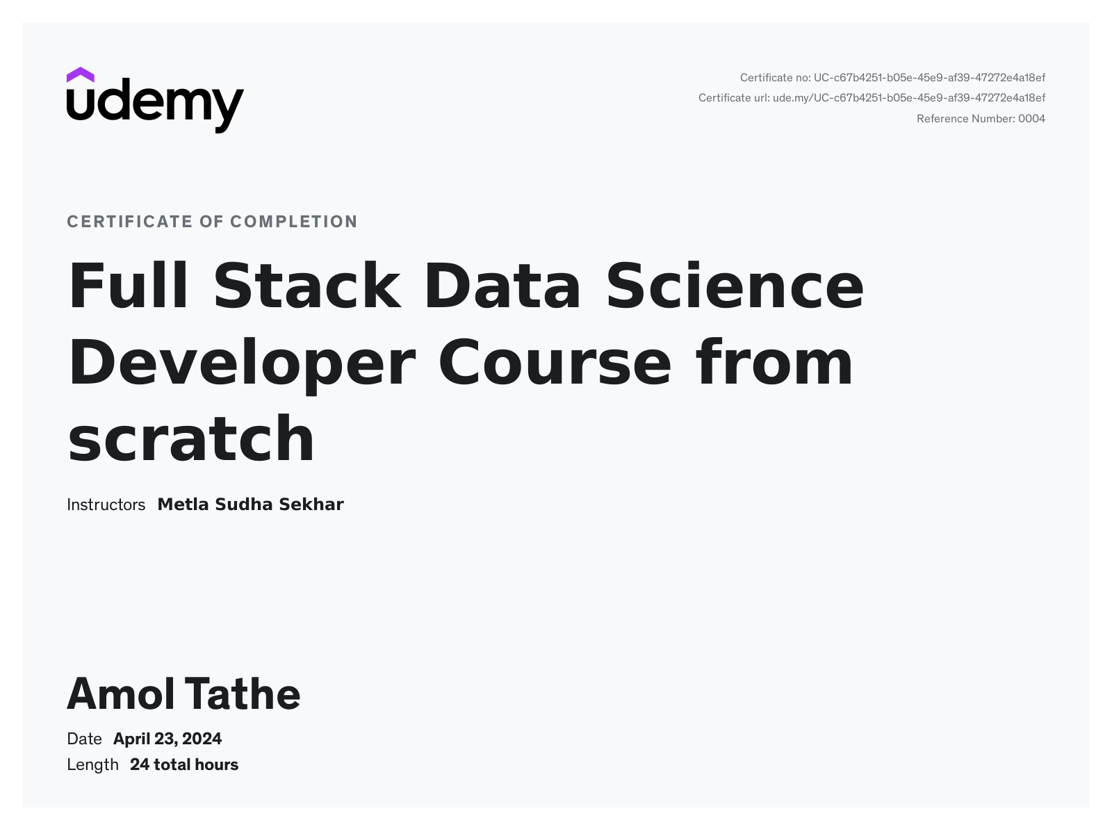 Amol Tathe - Software Engineer | SQL Developer | Hackerrank SQL 5⭐ | Ex ...