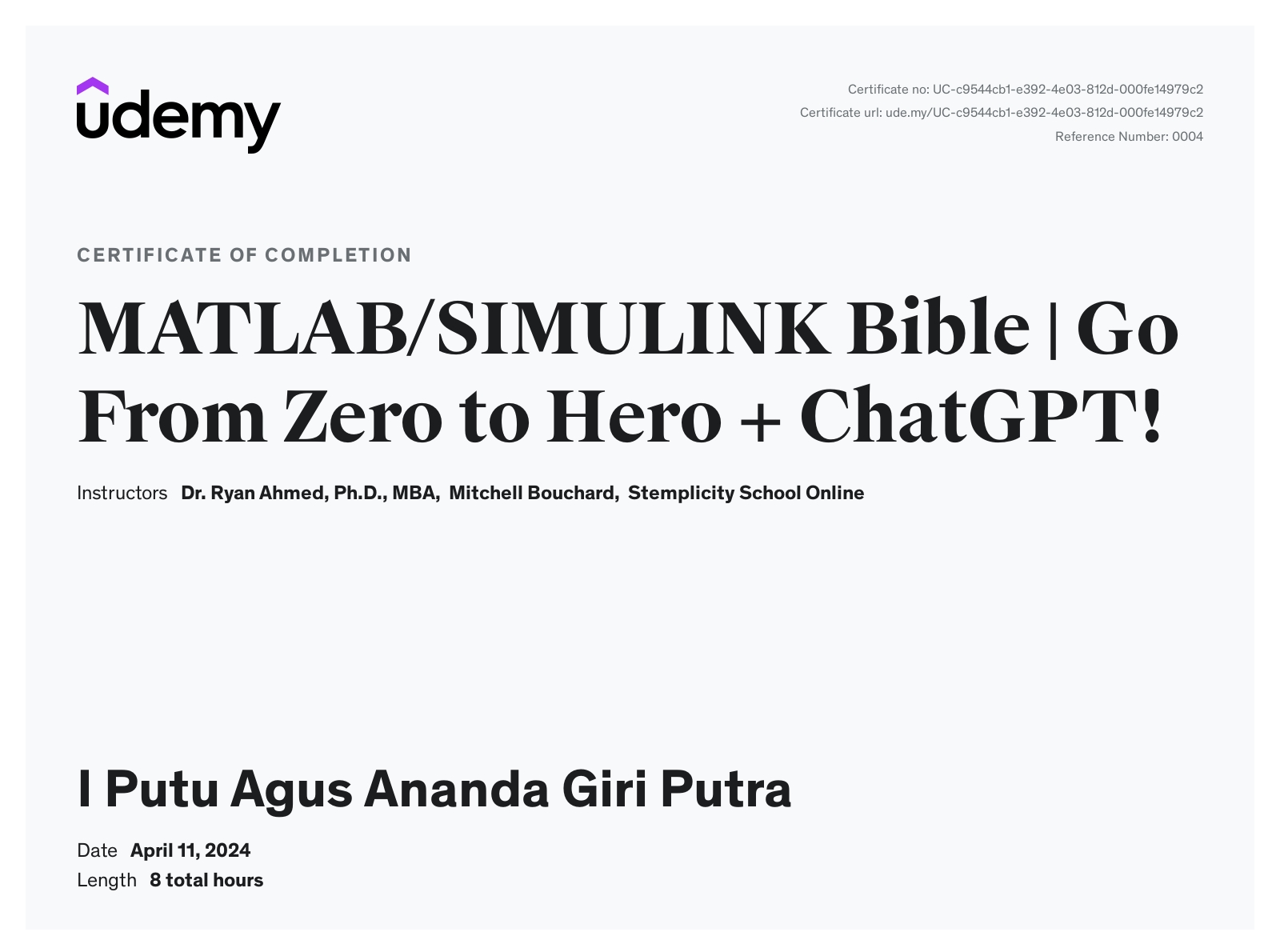 Ananda Giri Putra, I Putu Agus - MT @Unilever | Outstanding Student of ...