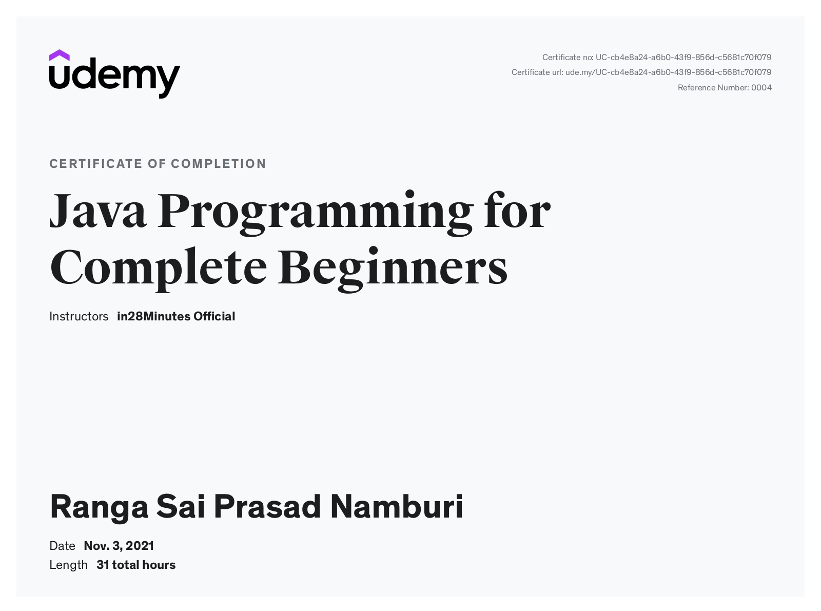 Ranga Sai Prasad Namburi - Full Stack Developer || Spring || Angular ...