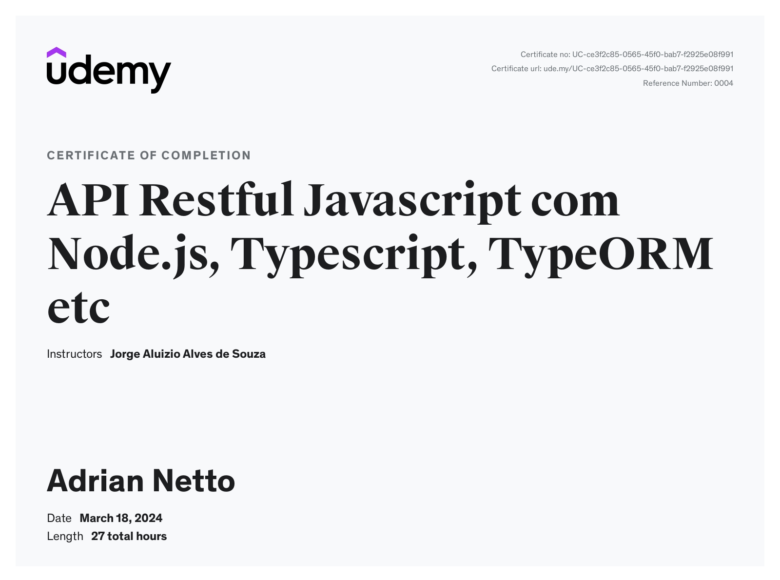 Adrian Netto - Software Developer | NextJS | TypeScript | ReactJS | LinkedIn